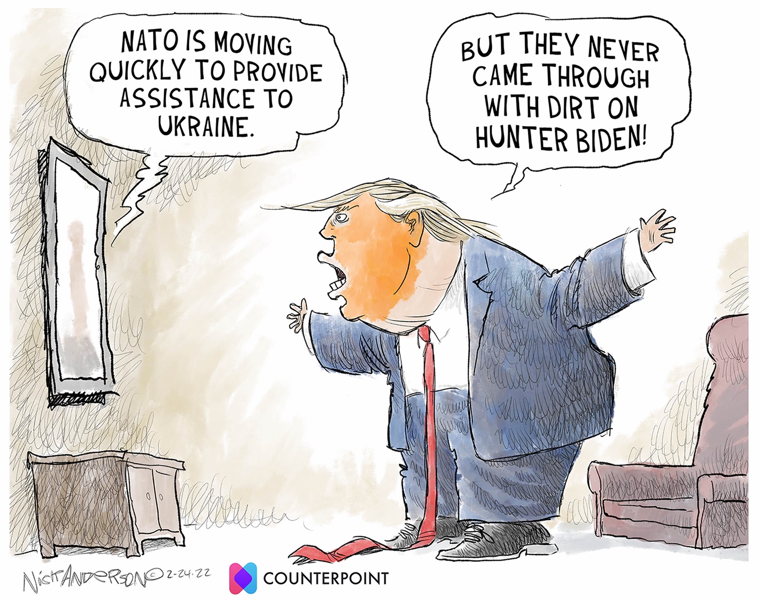 Editorial cartoons for Feb. 27, 2022 - syracuse.com