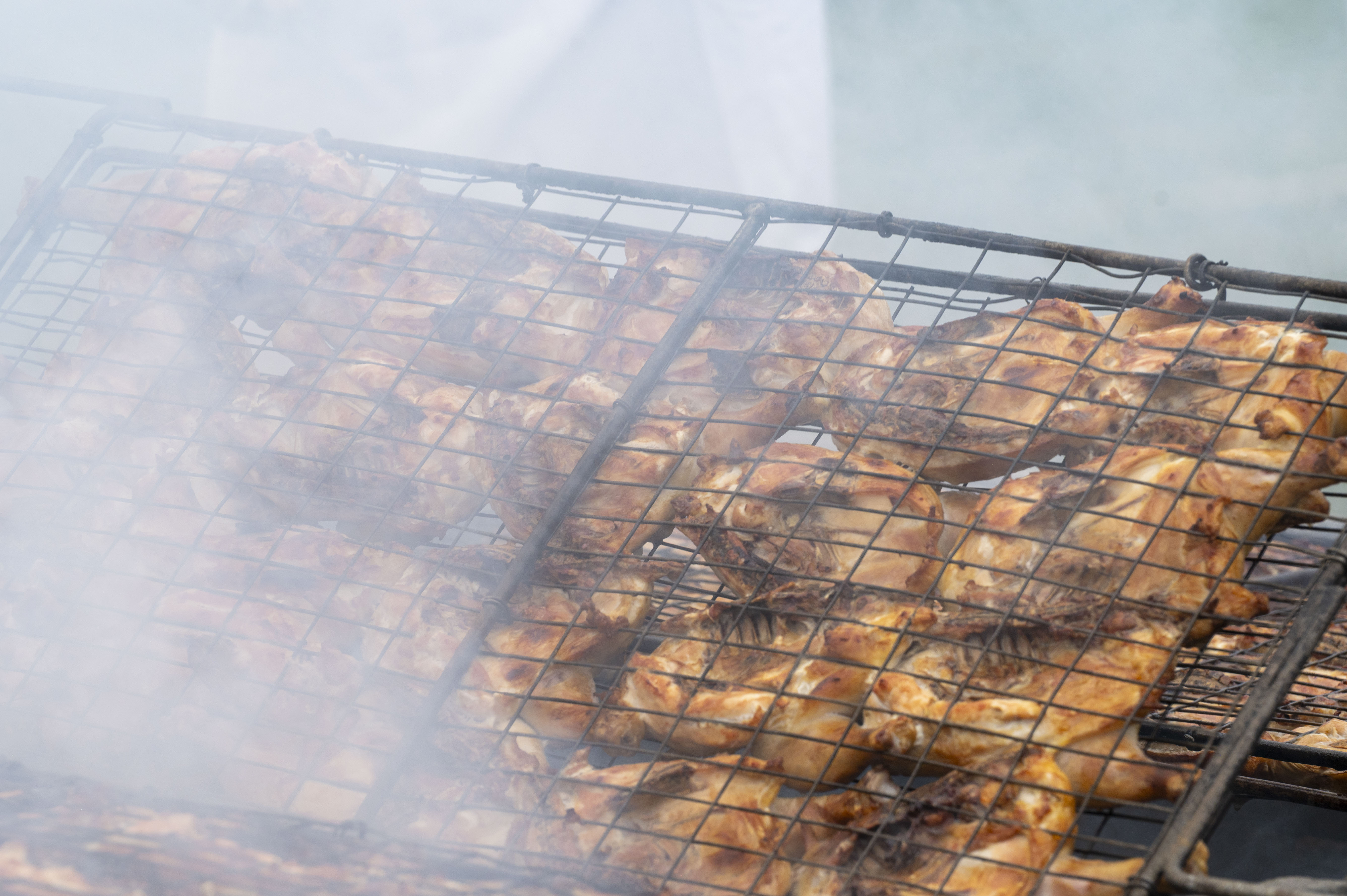 The 72nd Annual Manchester Chicken Broil serves an estimated 10,000 ...