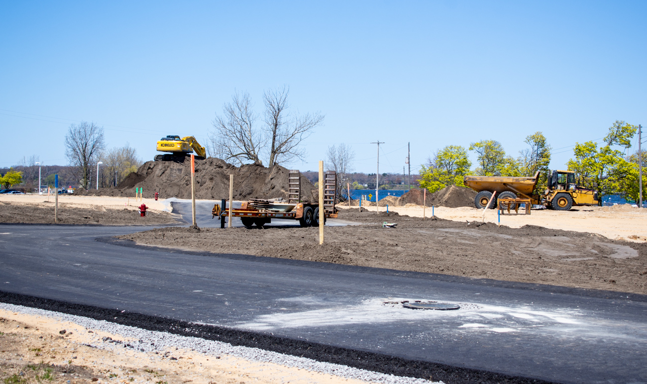 Construction continues on the new Hartshorn Village in Muskegon ...