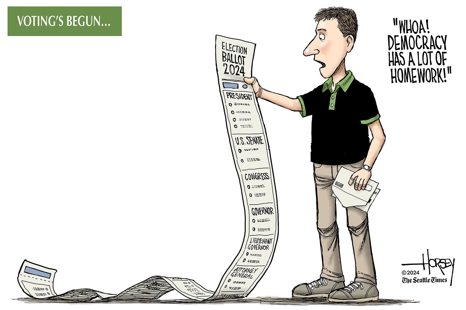 Editorial cartoons for Oct. 27, 2024 - oregonlive.com