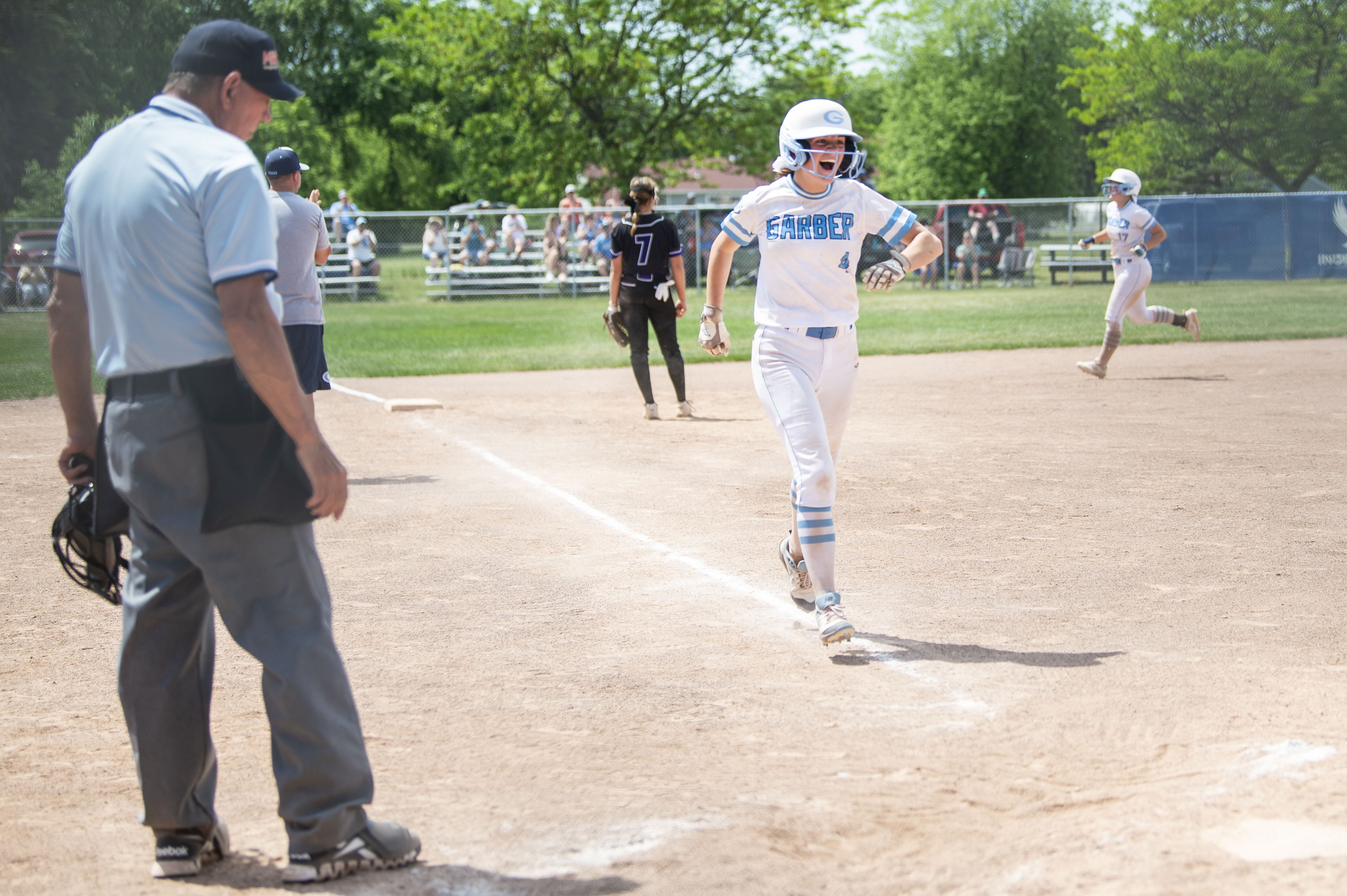 Garber defeats Swan Valley in Division 2 district championship softball ...