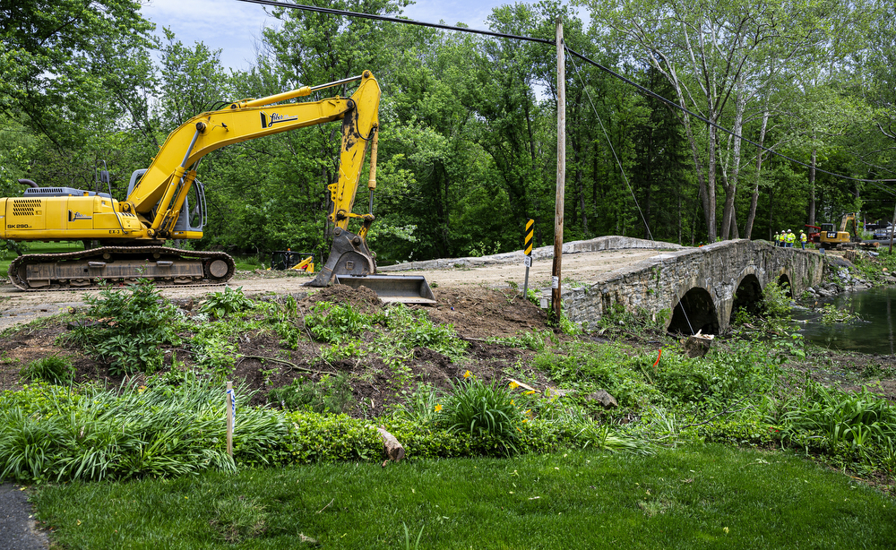 Lebanon County 150-year-old stone masonry arch bridge being replaced ...