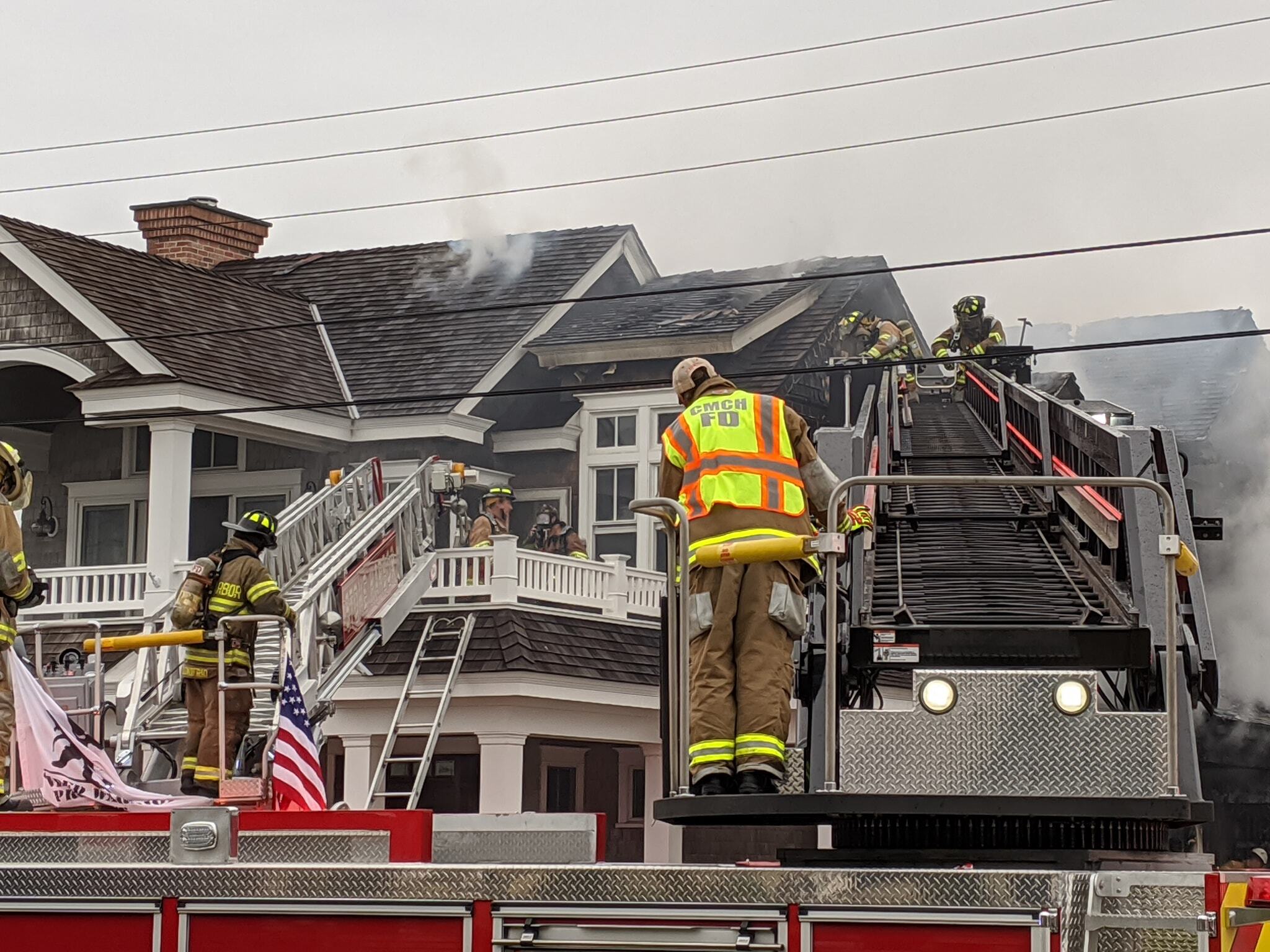 Firefighters battle Stone Harbor house fire - nj.com