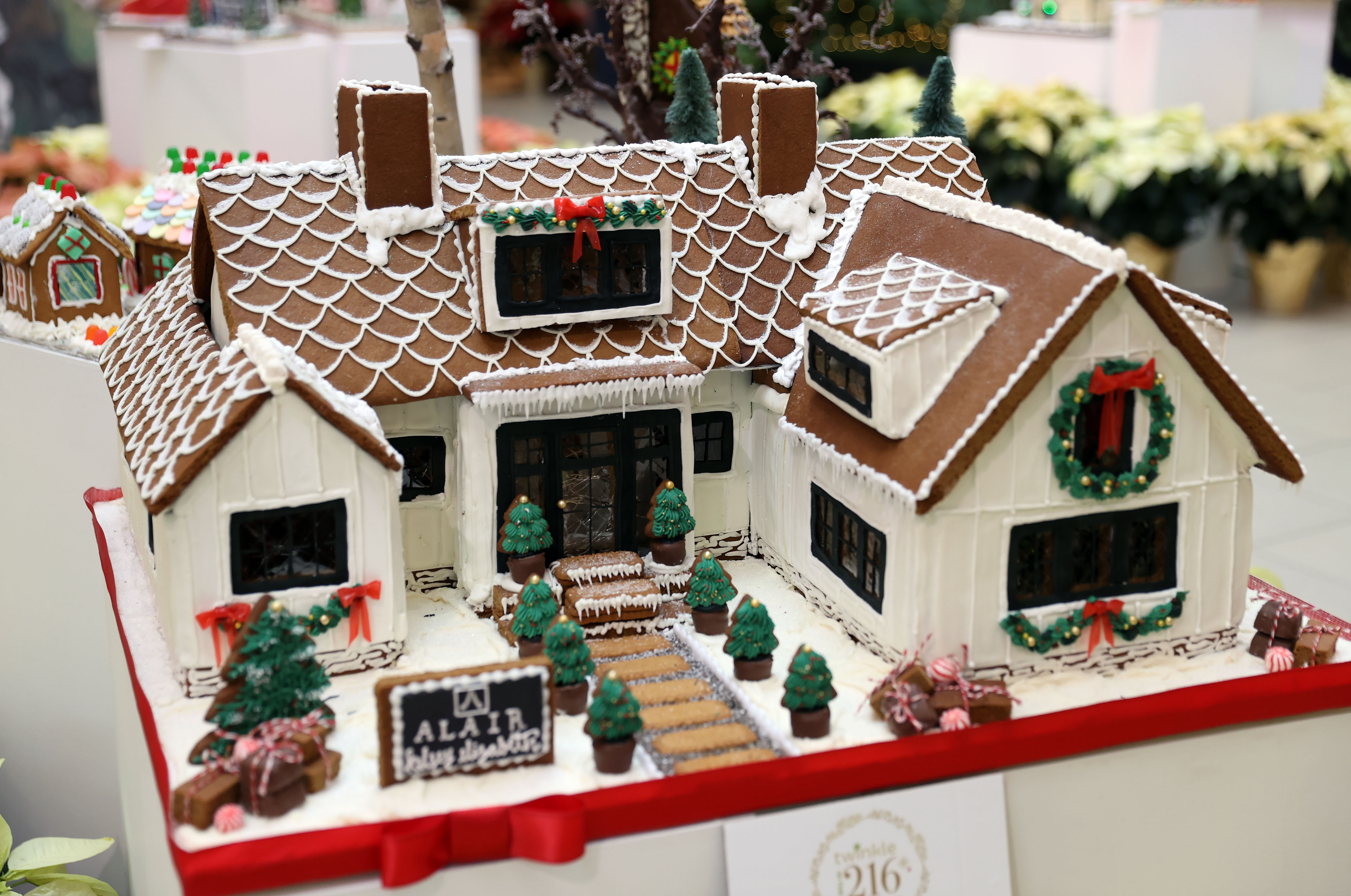 Gingerbread displays at Cleveland Botanical Garden, November 17, 2022 ...