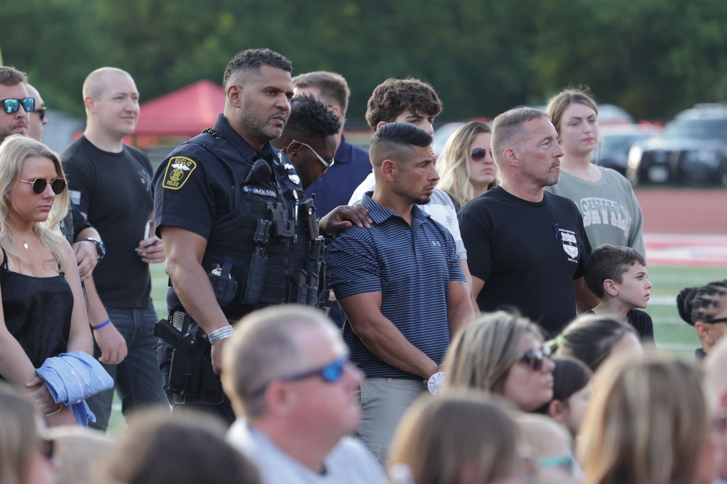 Candlelight vigil for Euclid police officer Jacob Derbin - cleveland.com