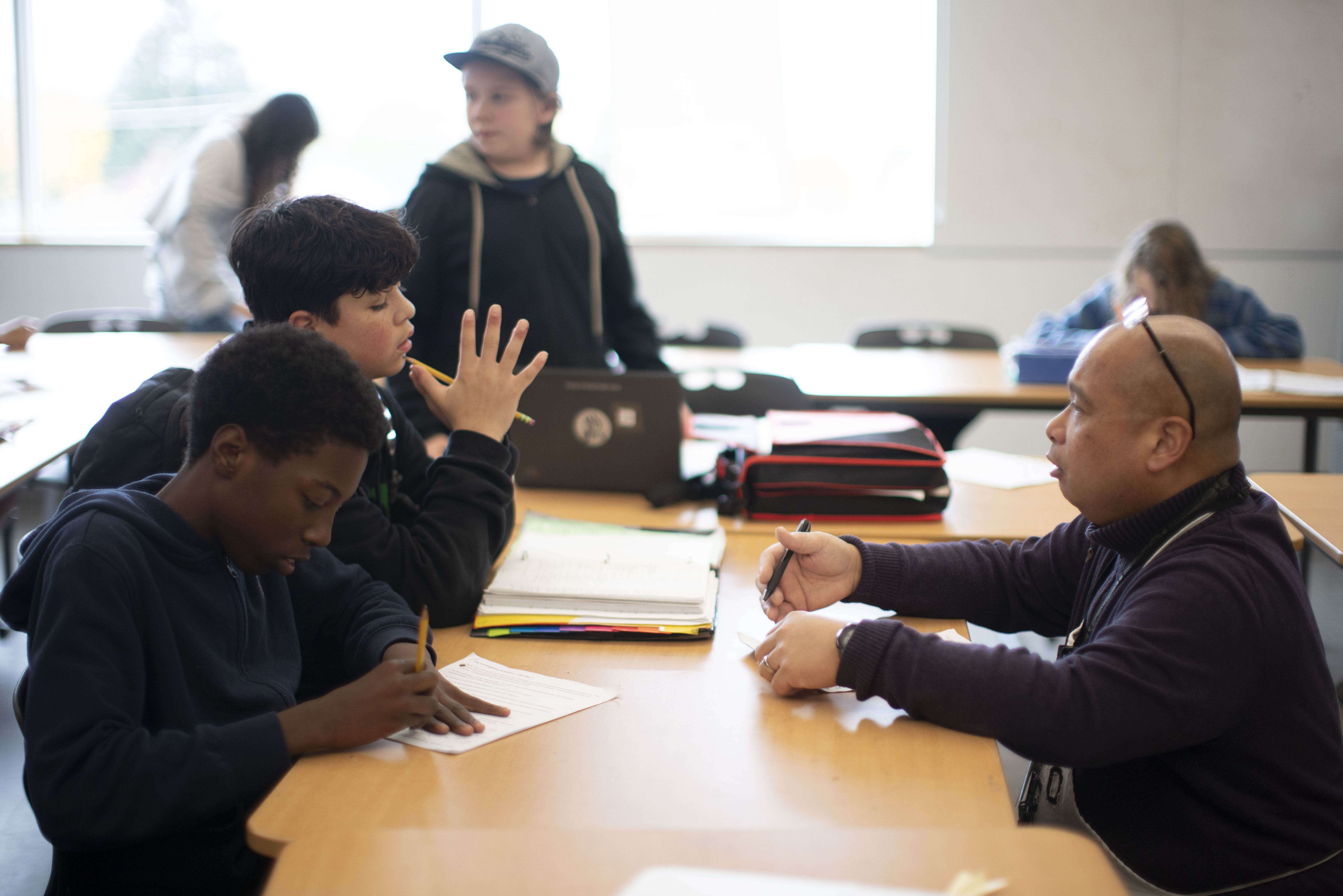 Math class at Faubion School in Portland - oregonlive.com