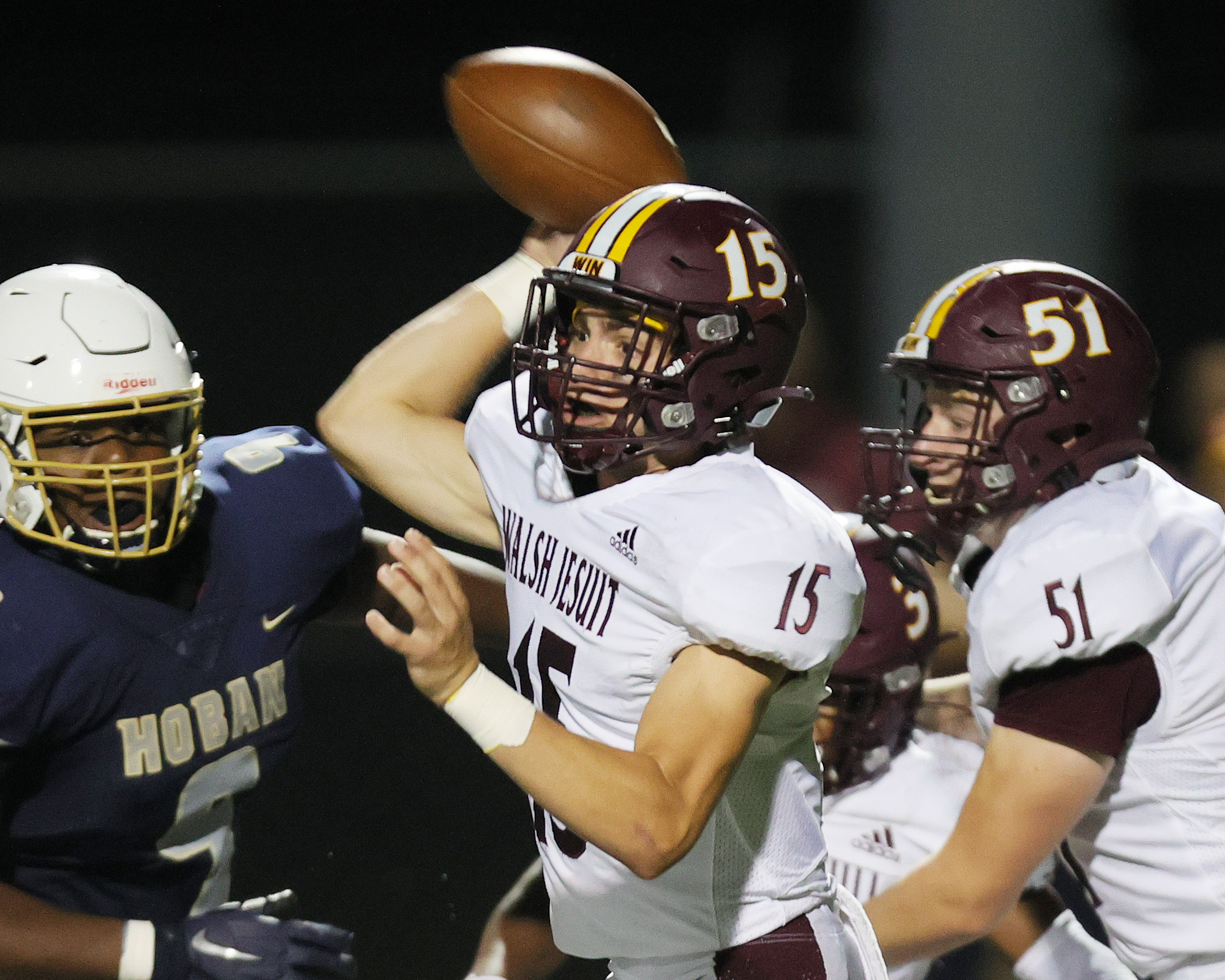 Archbishop Hoban vs. Walsh Jesuit in high school football, September 3 ...