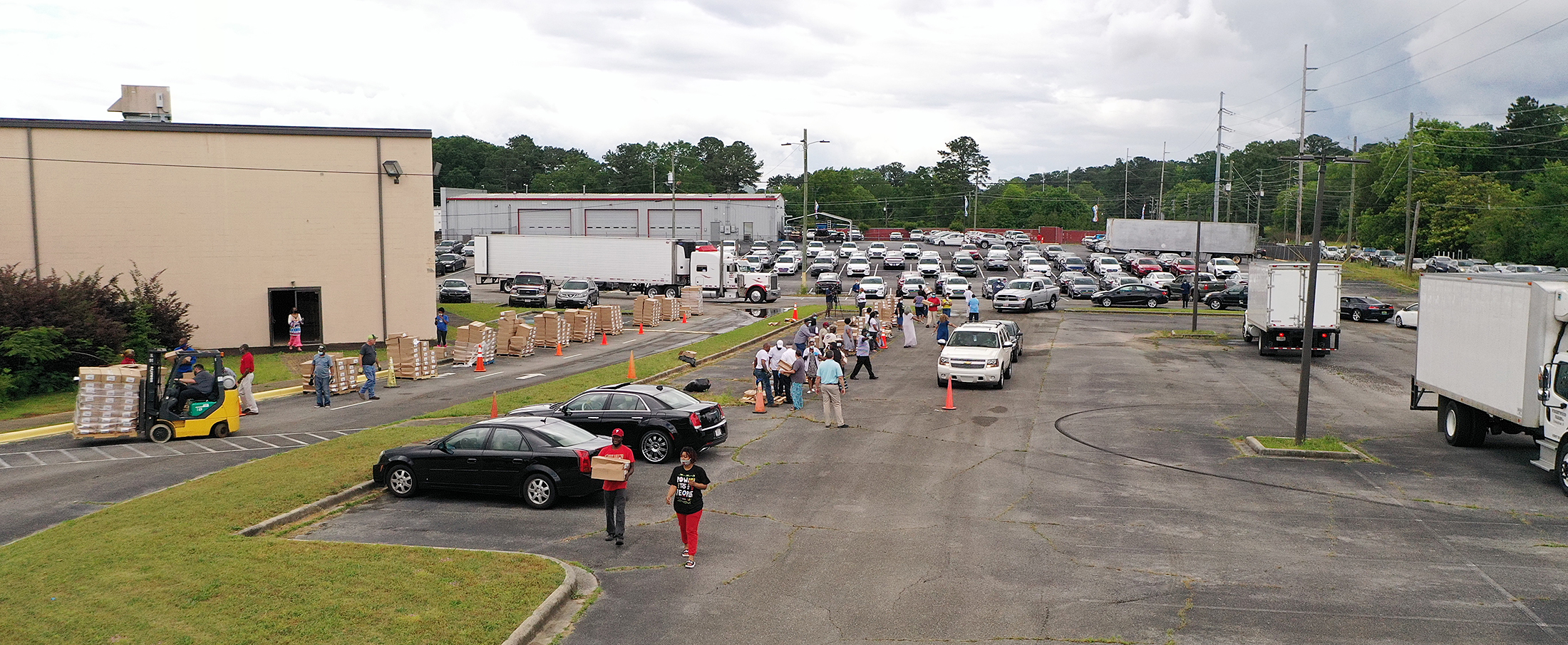 Food giveaway at Cathedral of the Cross in Center Point - al.com