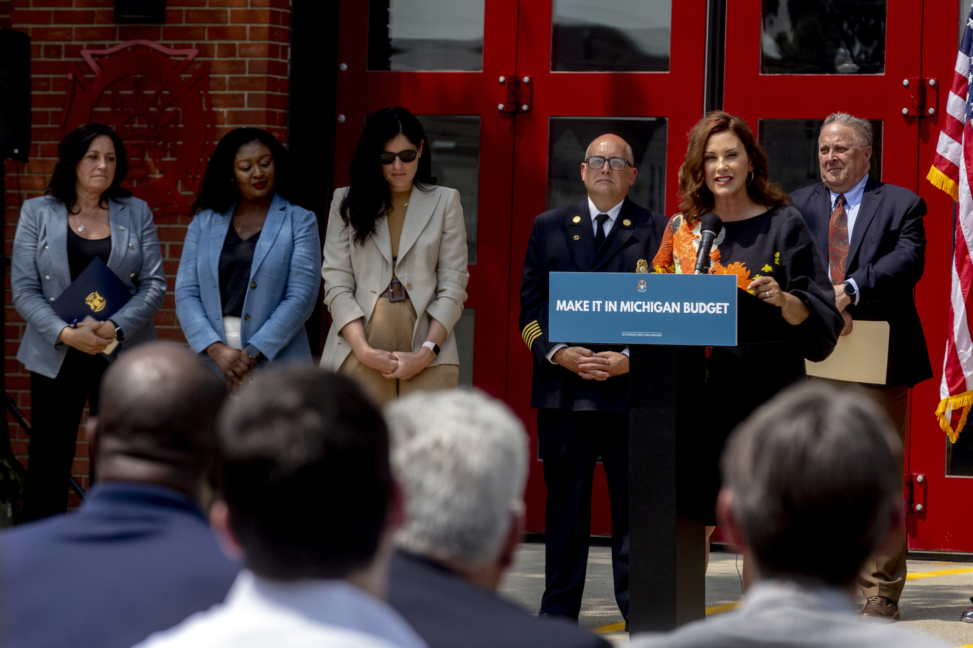 Gov. Gretchen Whitmer autographs look-alike Barbie doll for Michigan ...