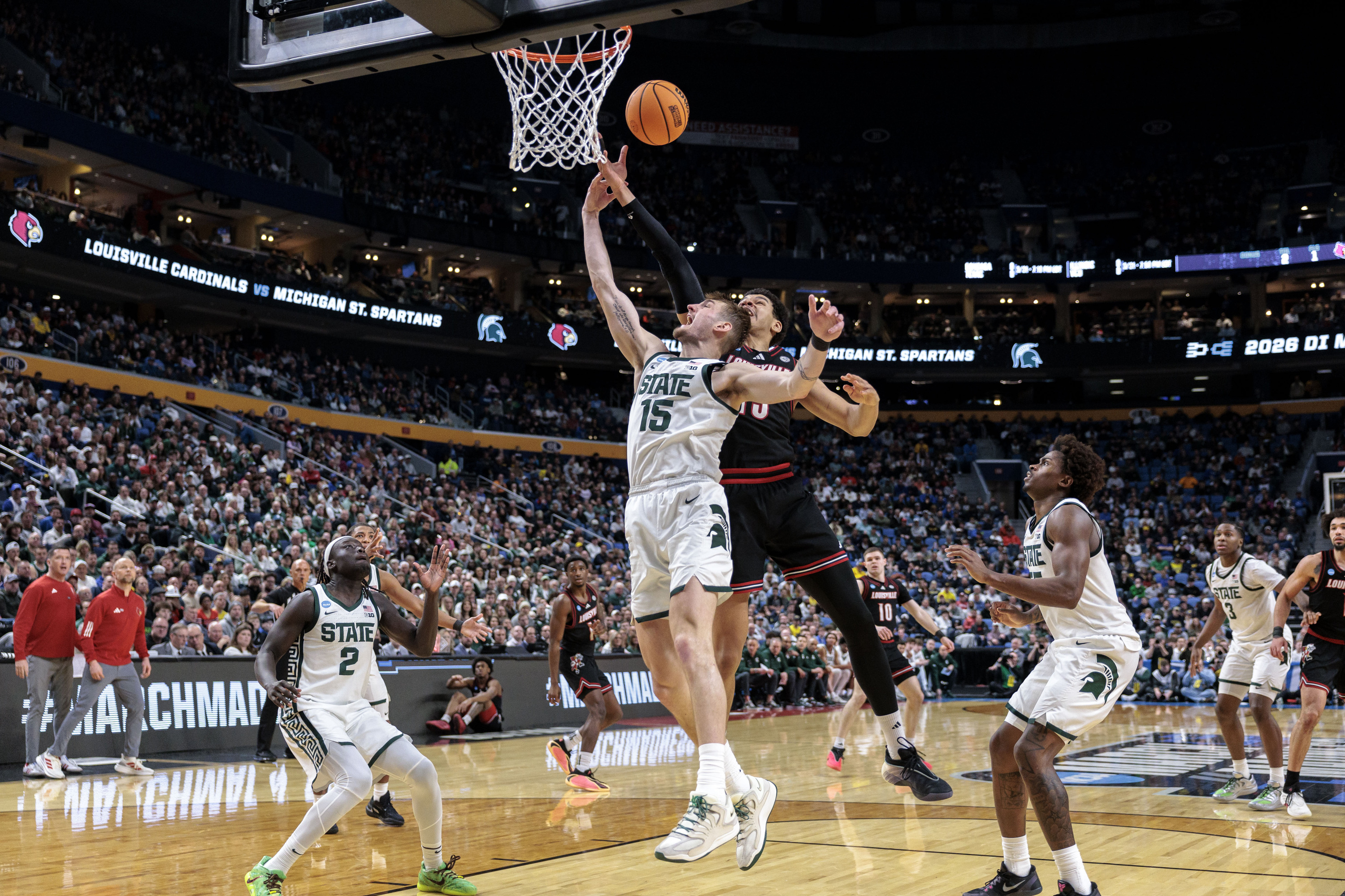 Michigan State faces Louisville in Second Round of March Madness ...
