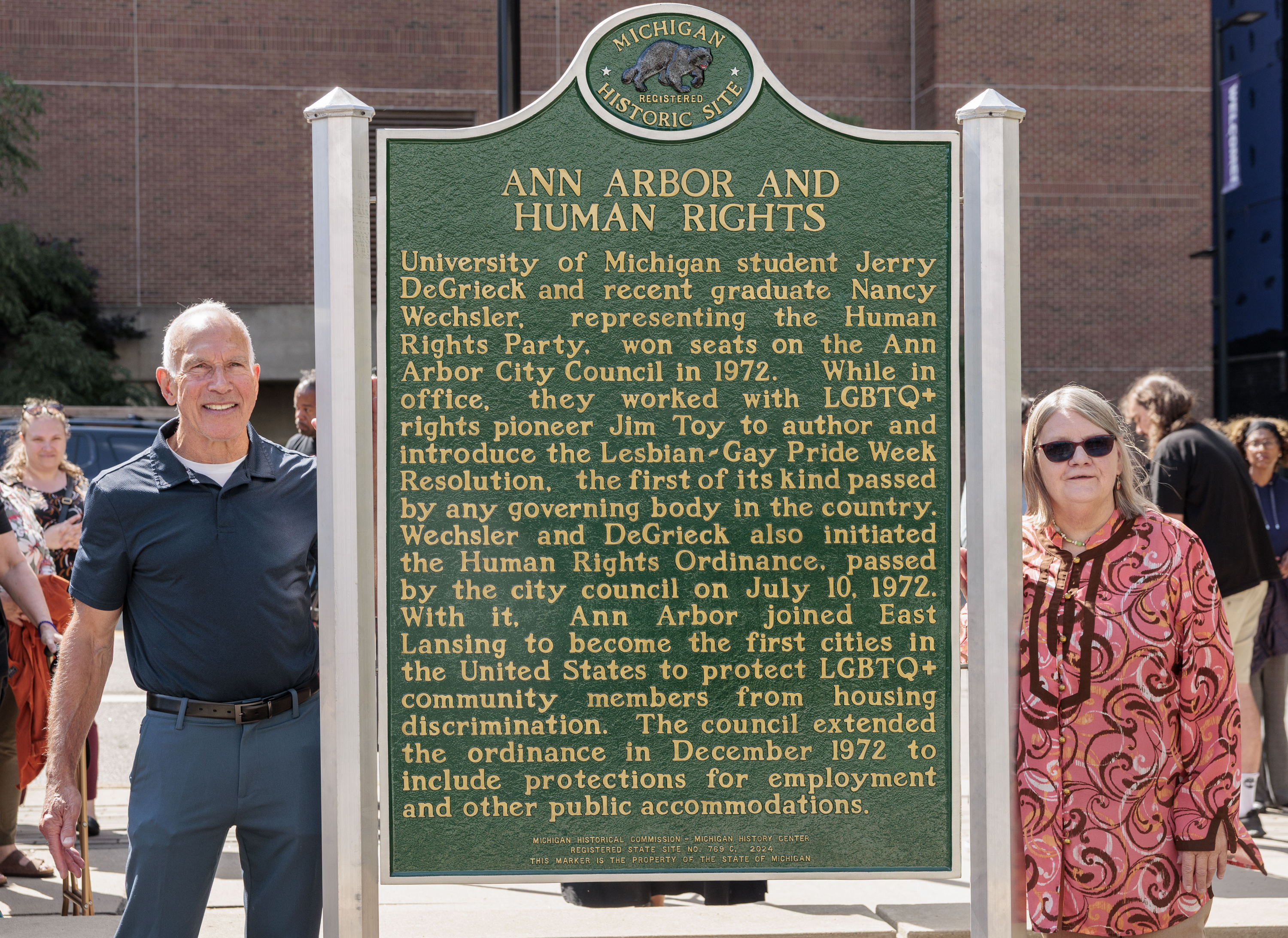 Ann Arbor recognizes former councilmembers and LGBTQ+ pioneers Nancy ...