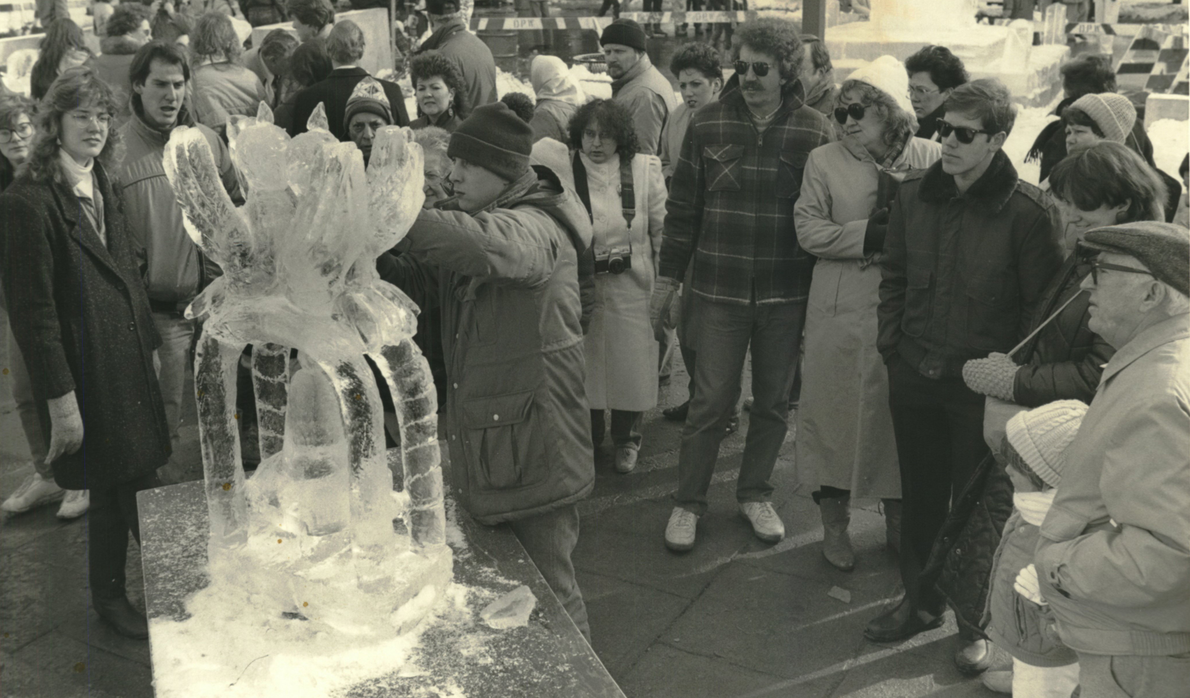 Winterfest in 1988 had a melting ice castle and a frozen Noah's Ark ...