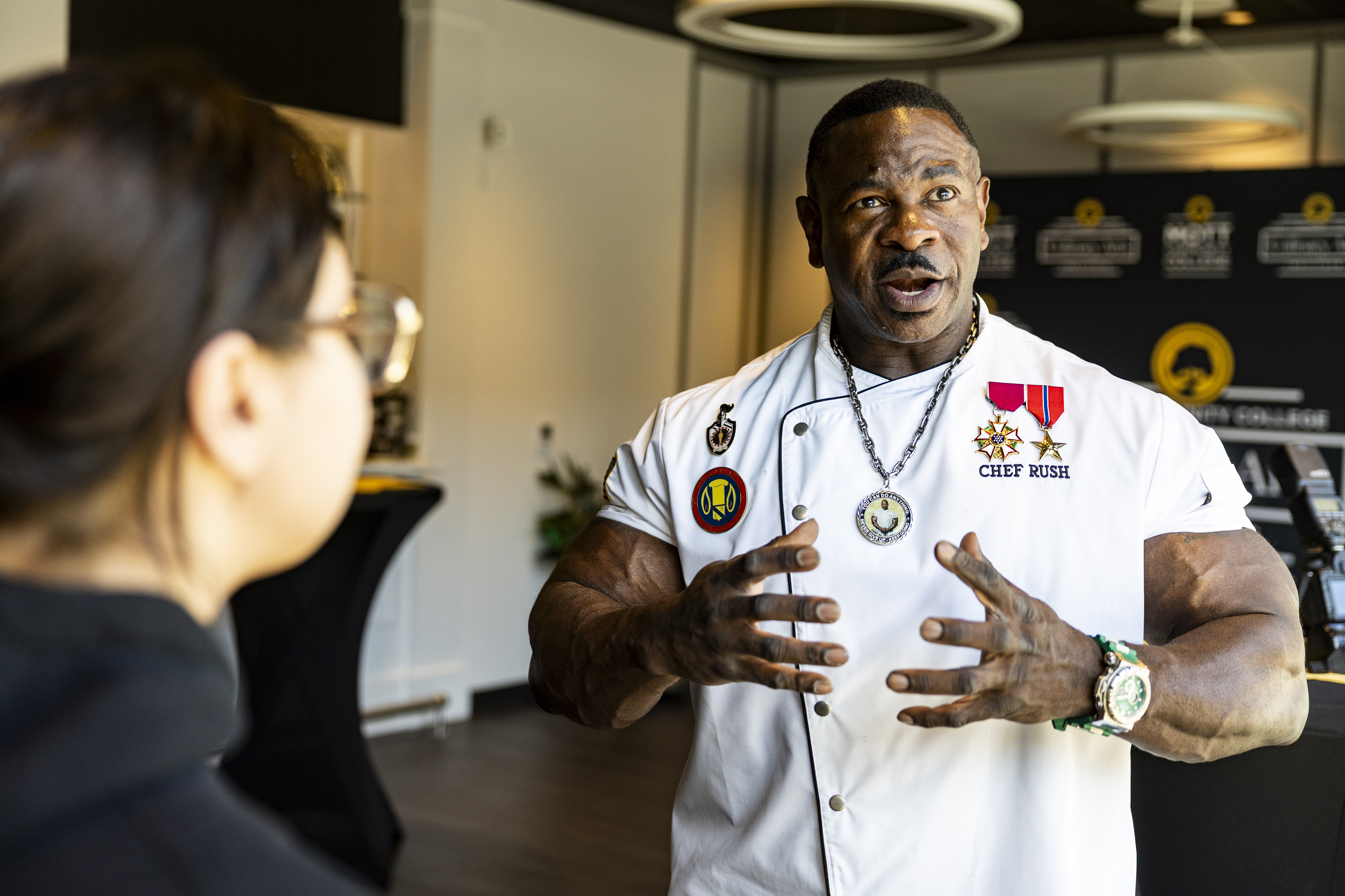 Celebrity Chef Andre Rush discusses journey from the military to the ...