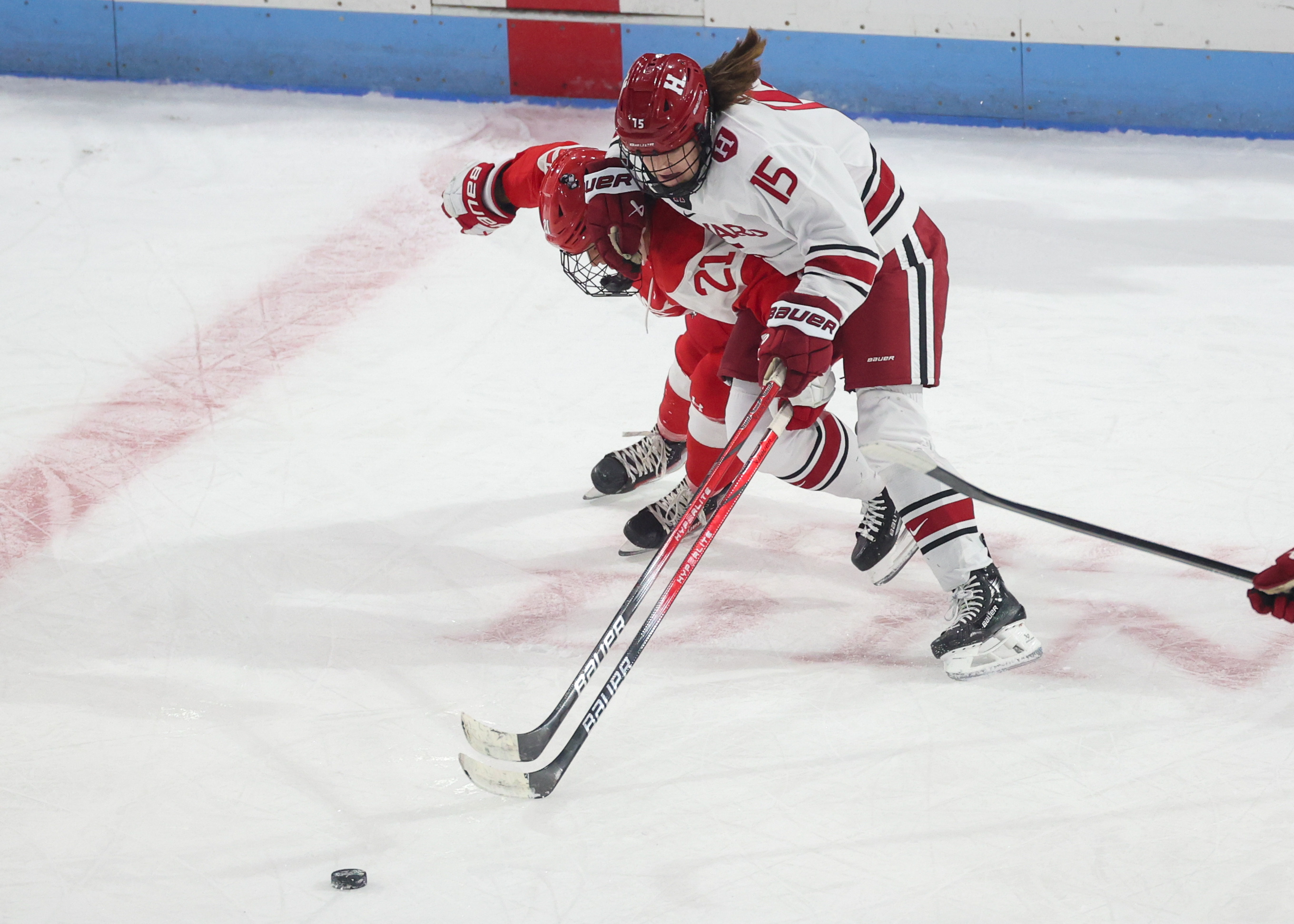 Women's Beanpot semi-final hockey Boston University vs. Harvard ...