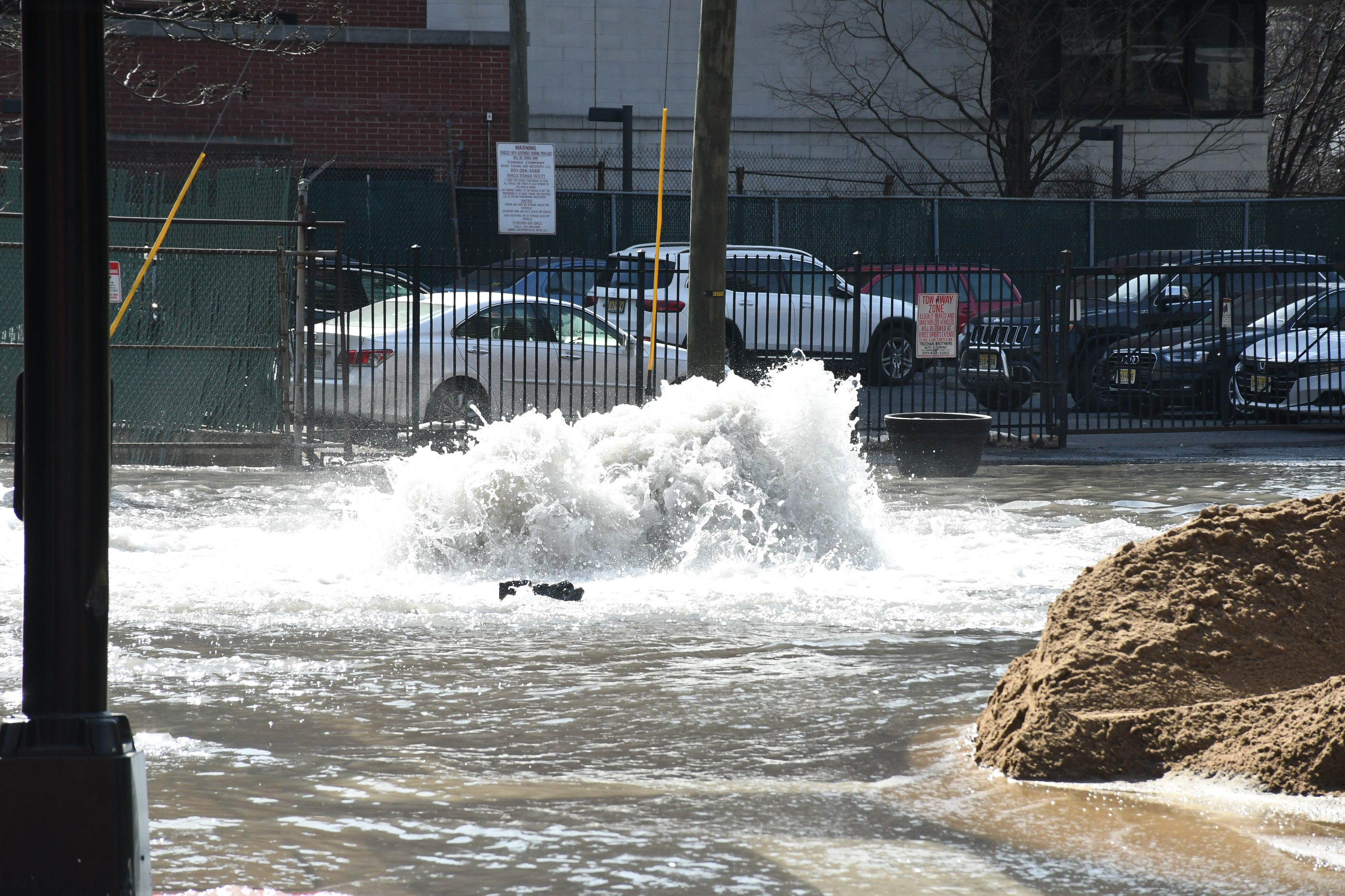 Water main break on Hoboken, Feb. 27, 2023 - nj.com
