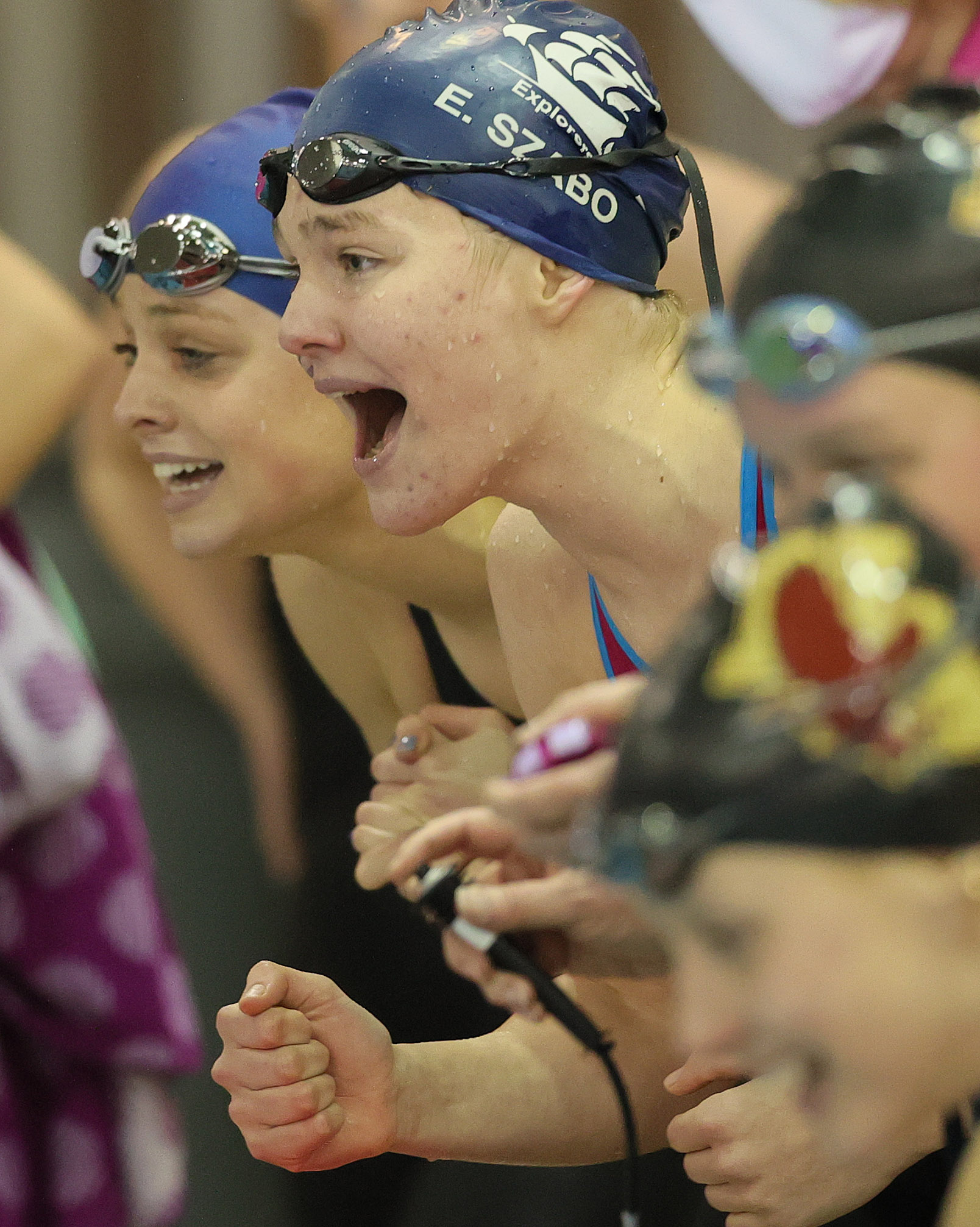 Division I high school girls Swimming Championships, February 26, 2021 ...