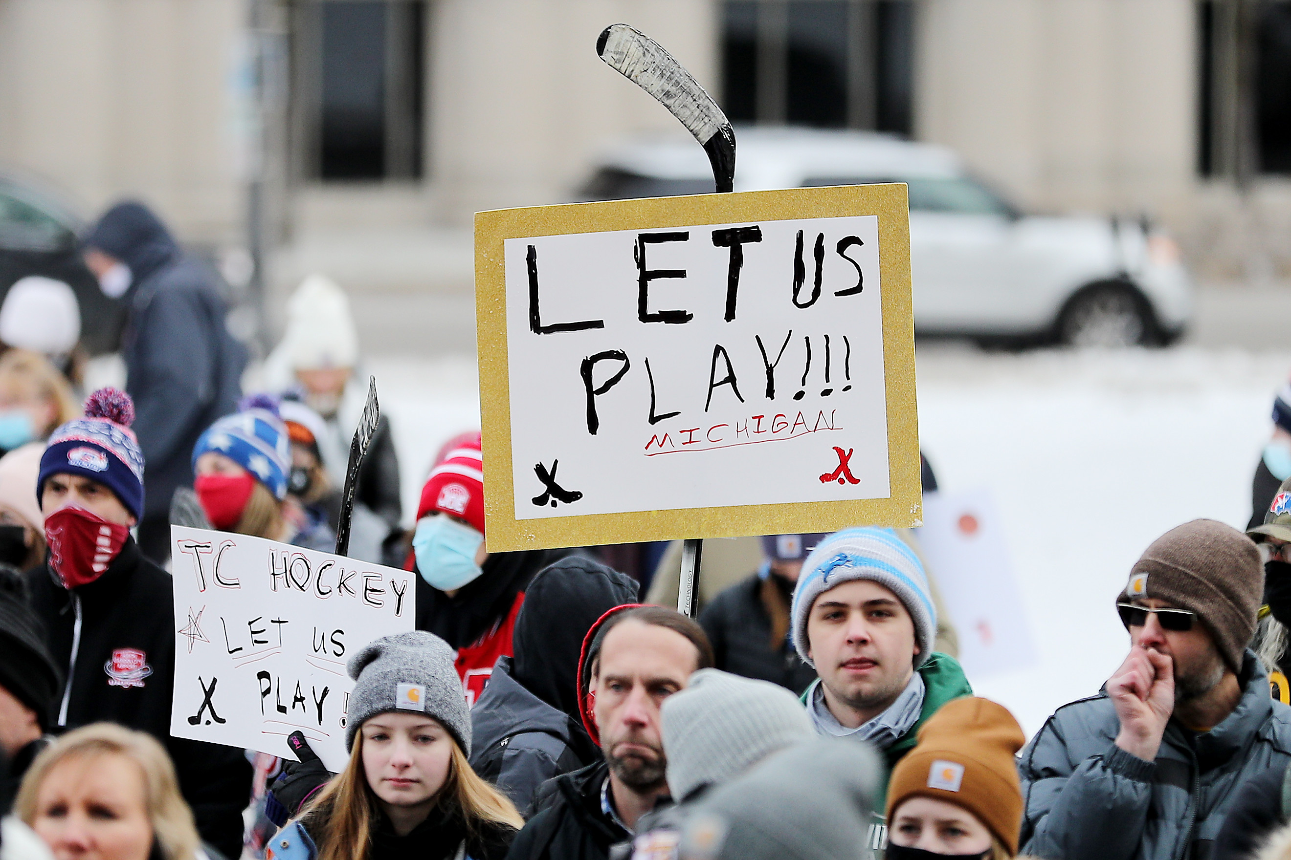 Let Them Play rally in Lansing – January 30, 2021 - mlive.com