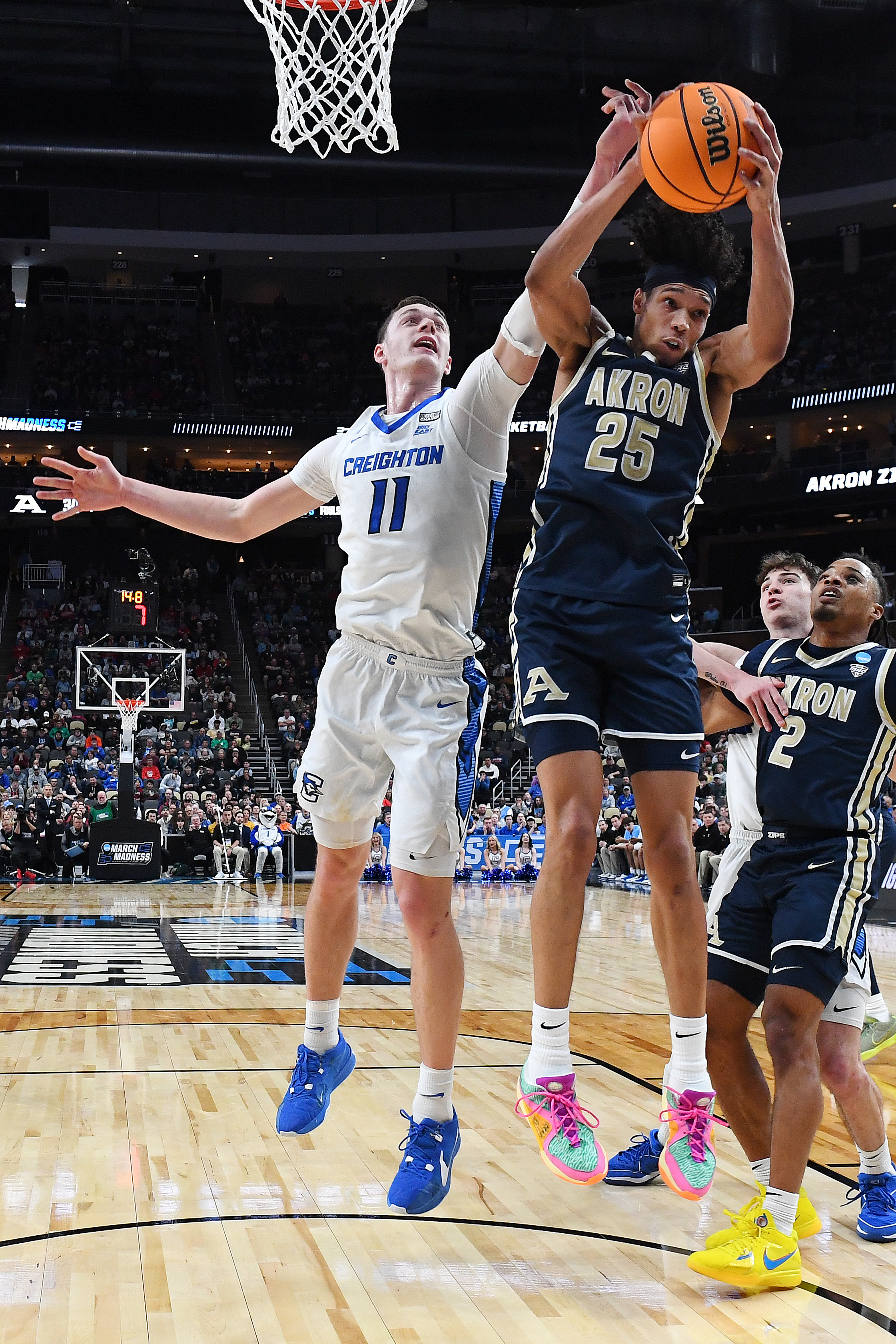 Men's NCAA basketball tournament first round: Akron Zips vs. Creighton ...