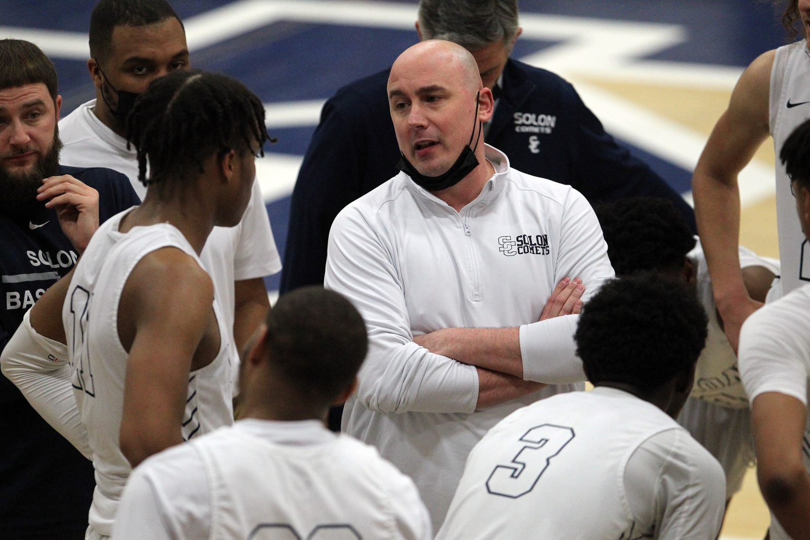 Mentor at Solon High School boy's basketball, January 14, 2022 ...