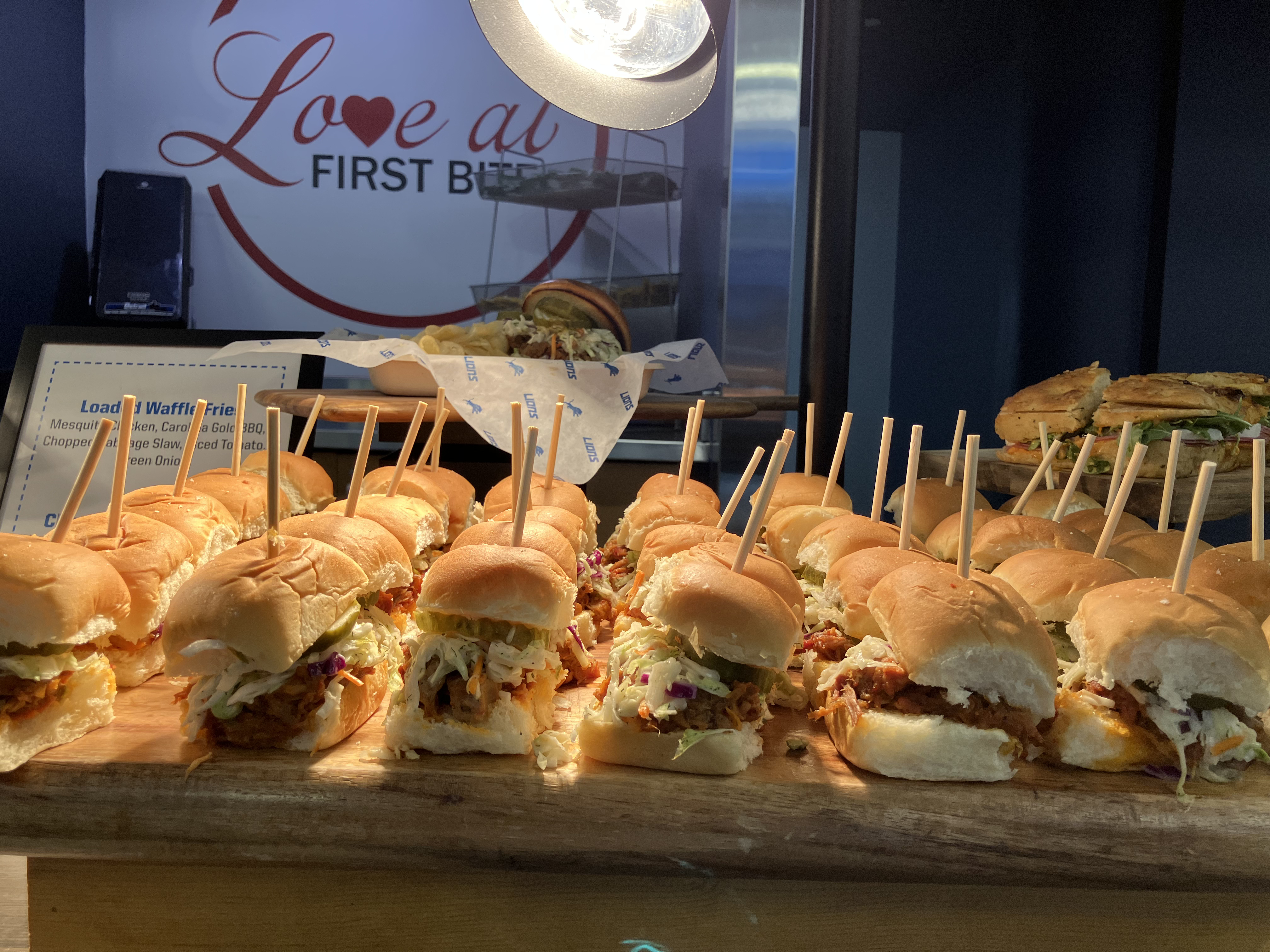 Detroit Lions preview new food offerings for game day at Ford Field ...