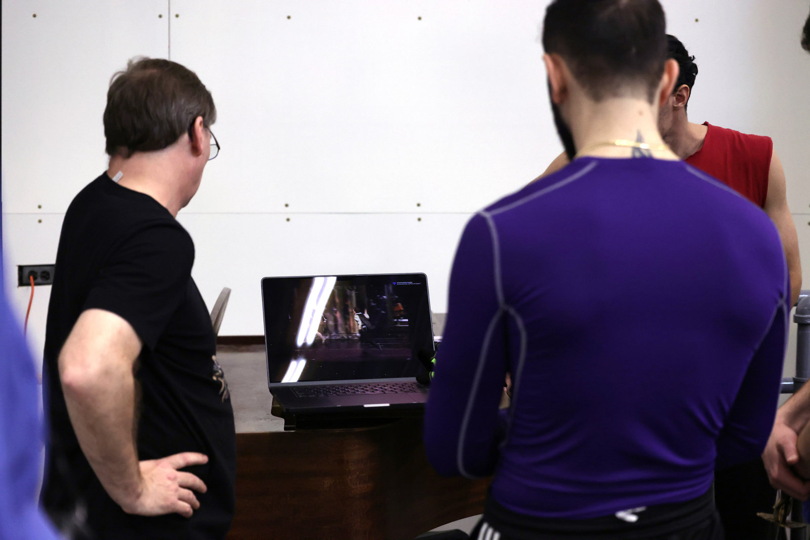 Cleveland Ballet sword-fighting training - cleveland.com