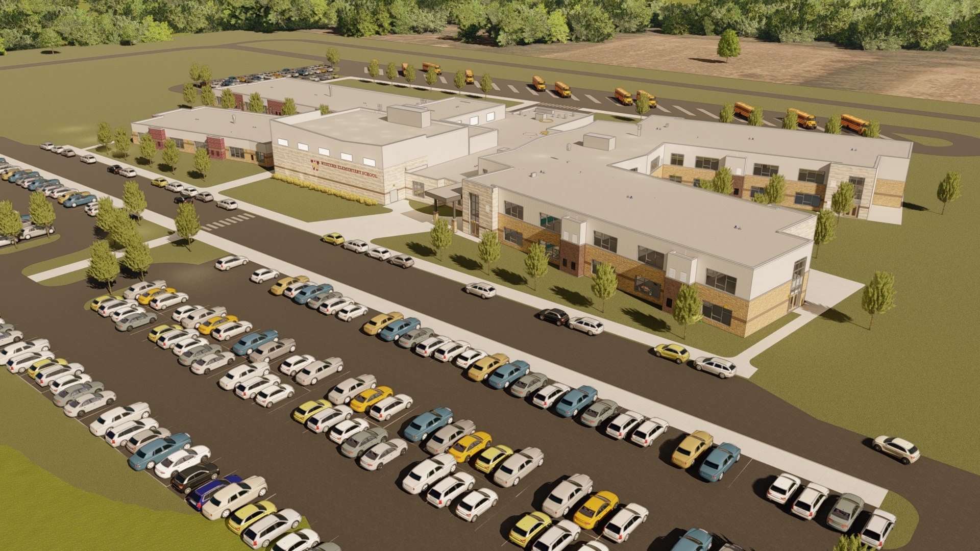 Design renderings show plans for new Western Elementary building ...