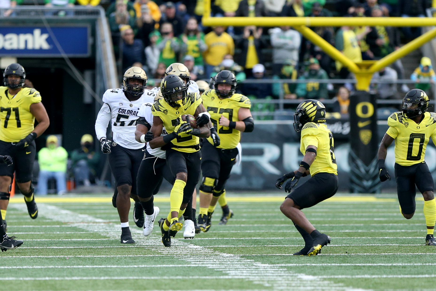 Oregon Ducks football vs. Colorado Buffaloes: Oct. 30, 2021 ...