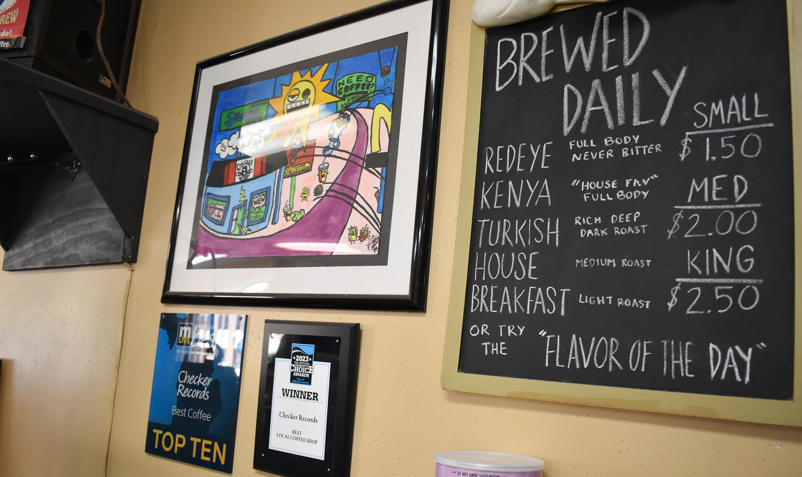 Michigan’s Best Local Eats: Checker Records in Hillsdale - mlive.com