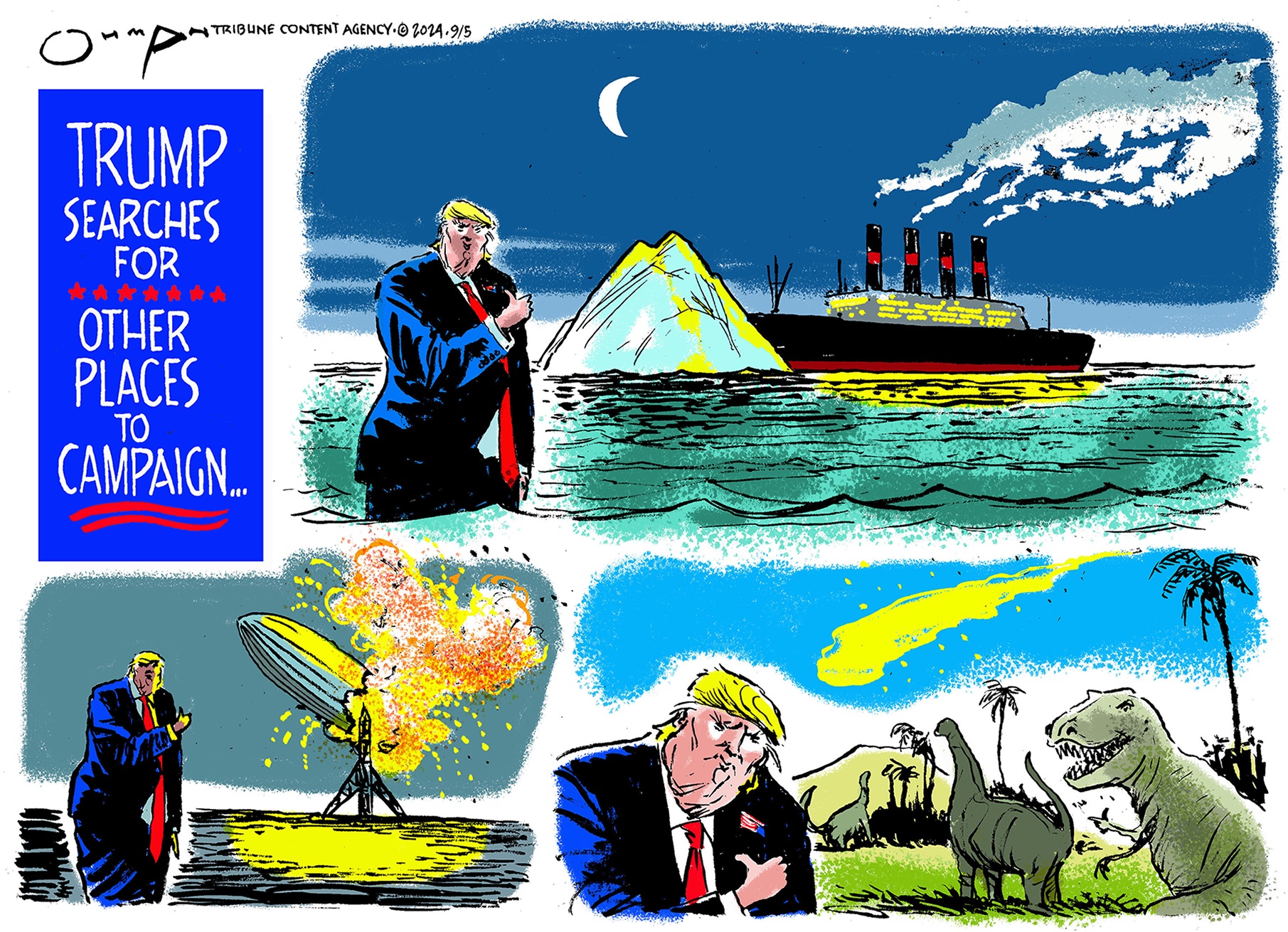 Editorial cartoons for Sept. 8, 2024 - oregonlive.com