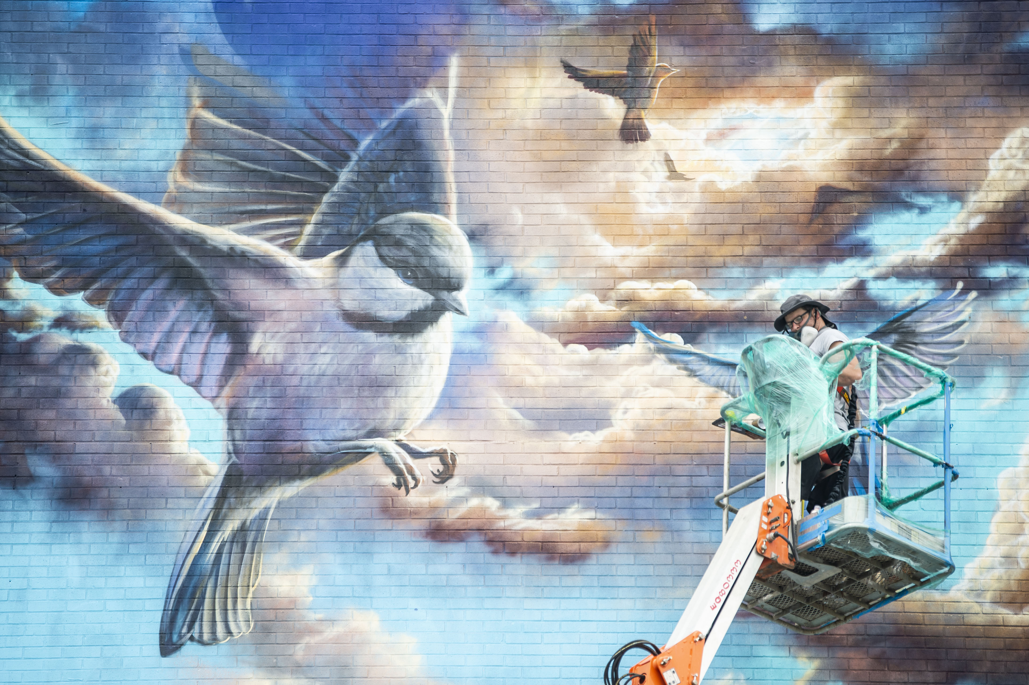 Saginaw County Health Department gains a giant mural - mlive.com