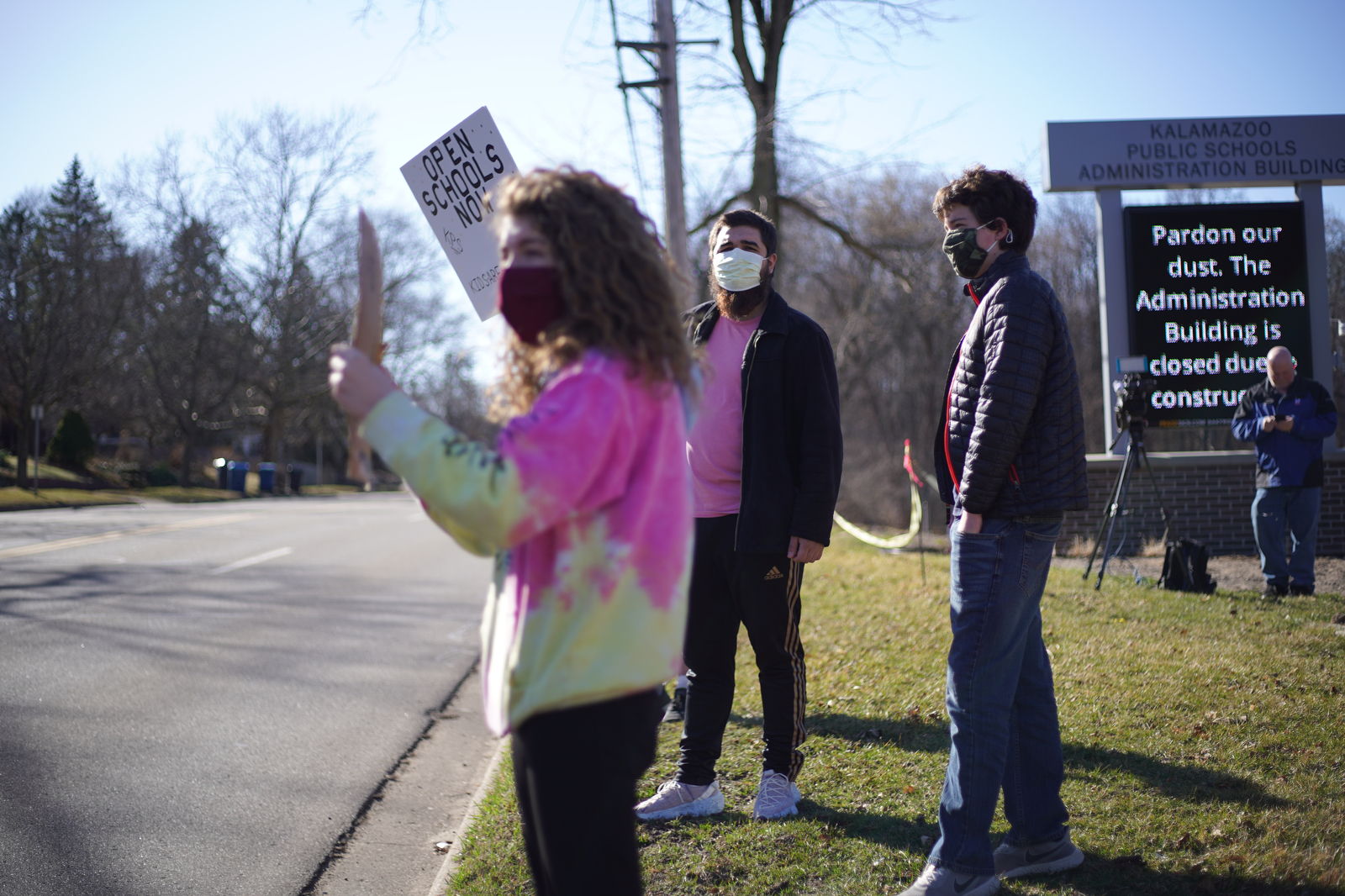 Students protest outside of Kalamazoo Public Schools building - mlive.com