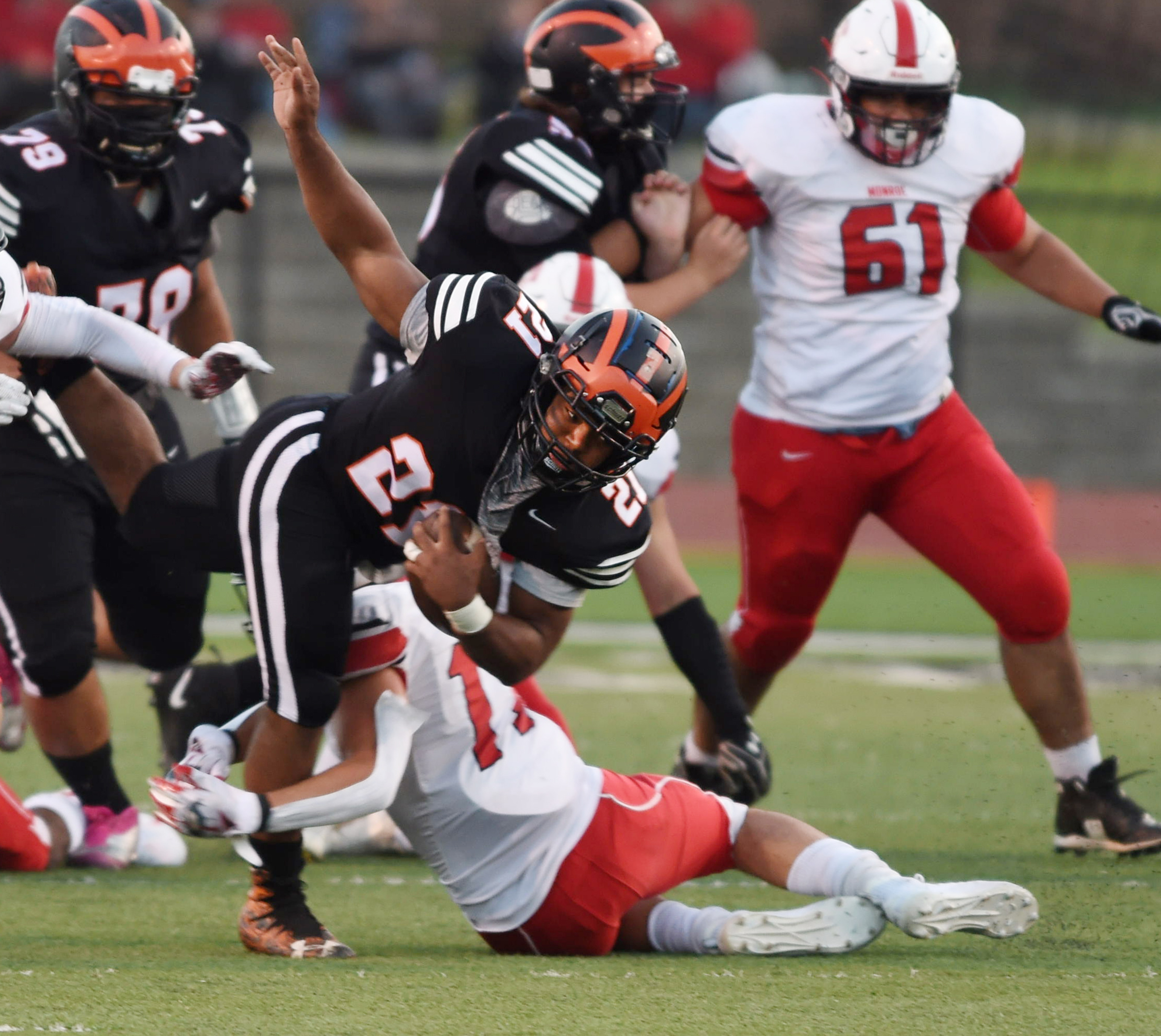 Best of Jackson High football standout Dorion Riley - mlive.com