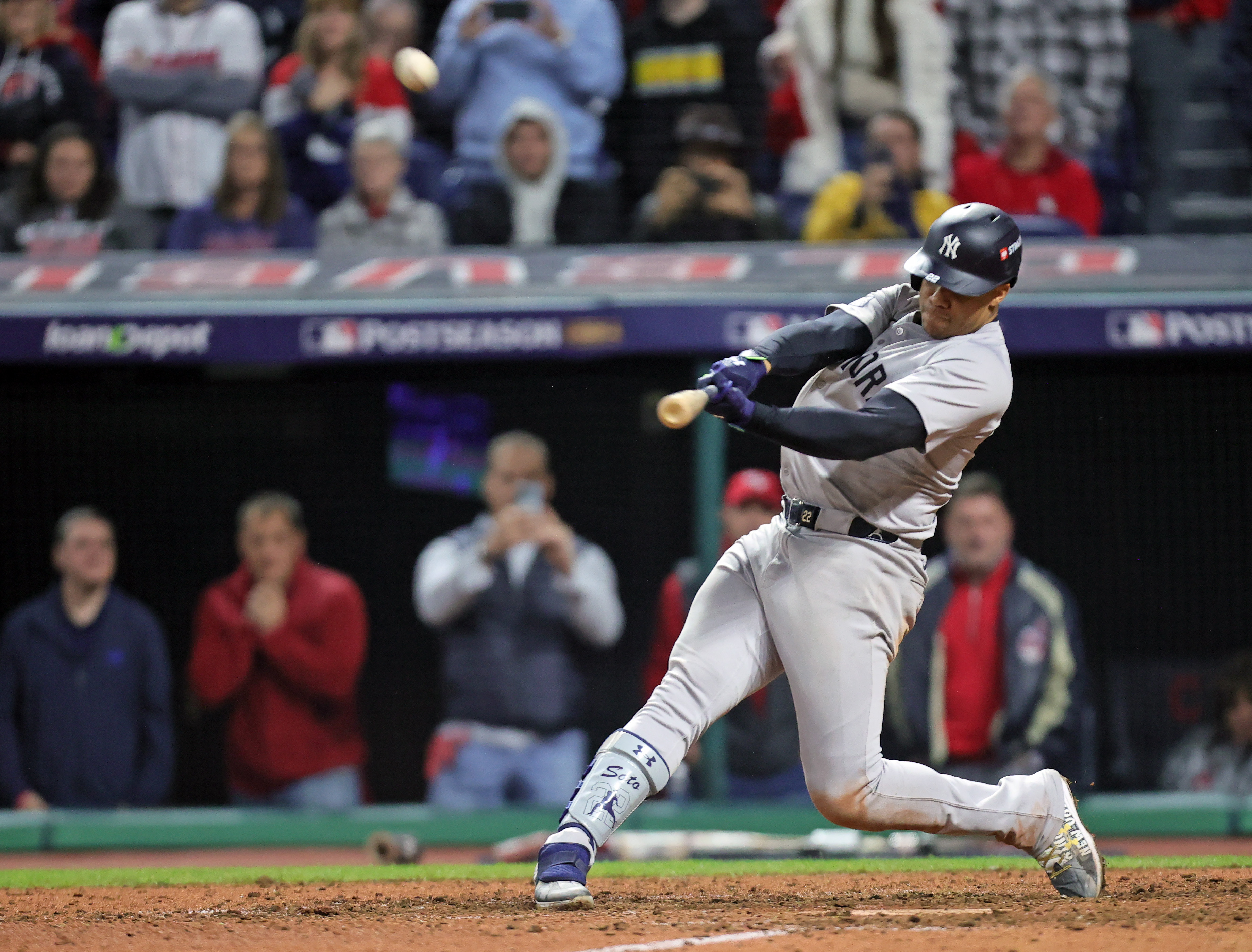 Cleveland Guardians vs. New York Yankees in game 5 of the ALCS, Ocotber ...