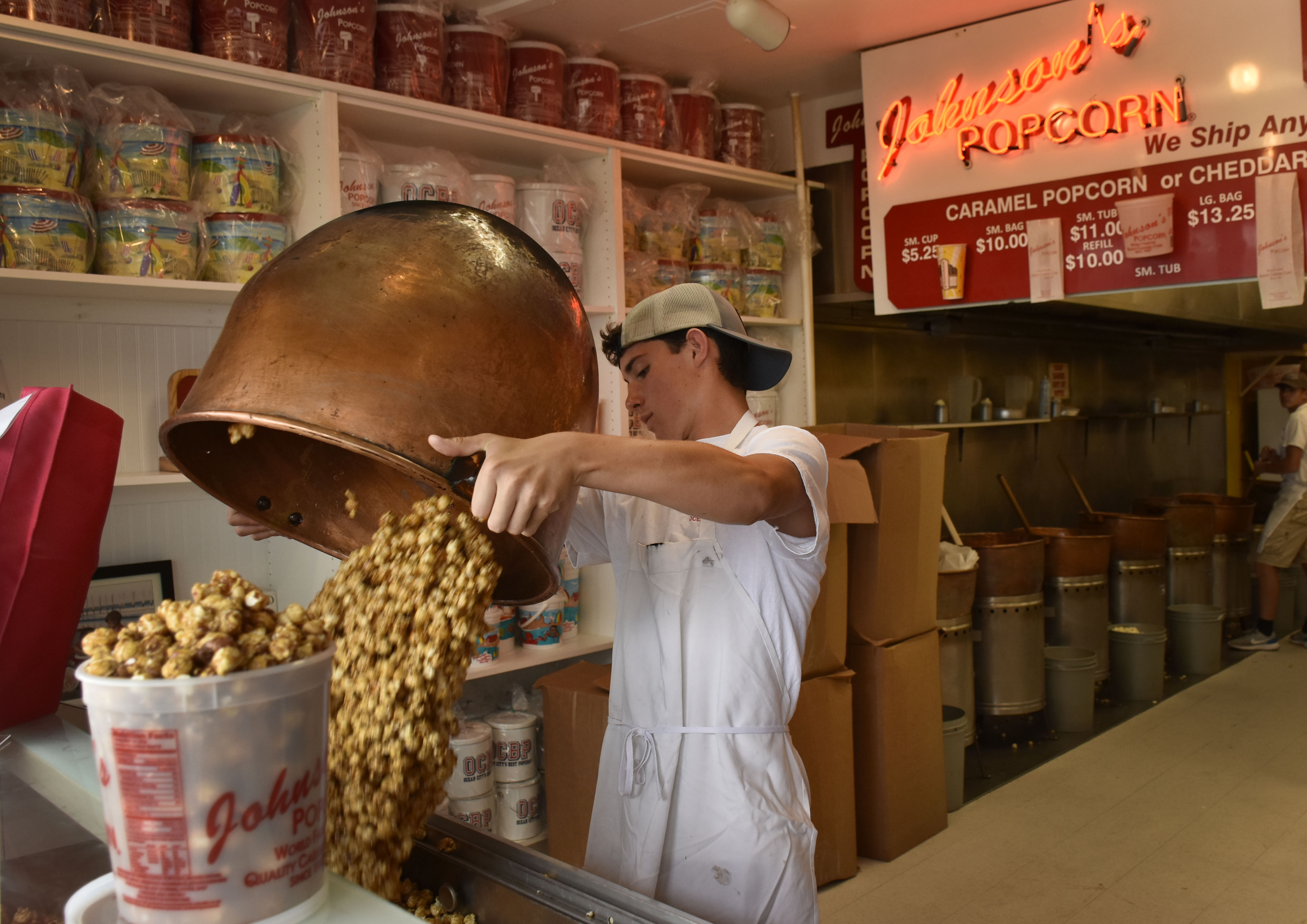 Johnson's Popcorn Cooks Up Boardwalk Favorite in Ocean City - nj.com
