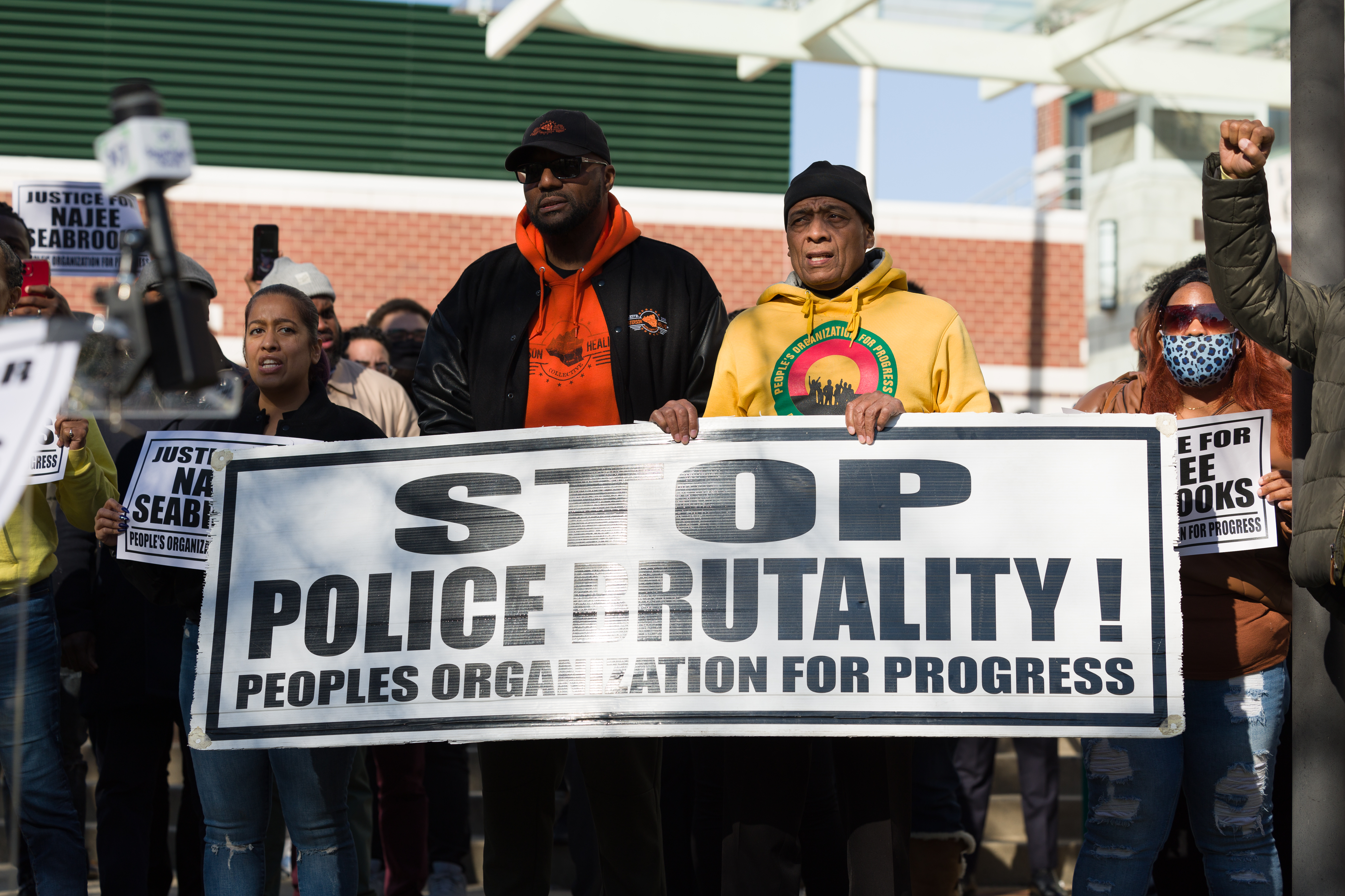 Paterson Press Conference for Najee Seabrooks Killing, Paterson, NJ ...