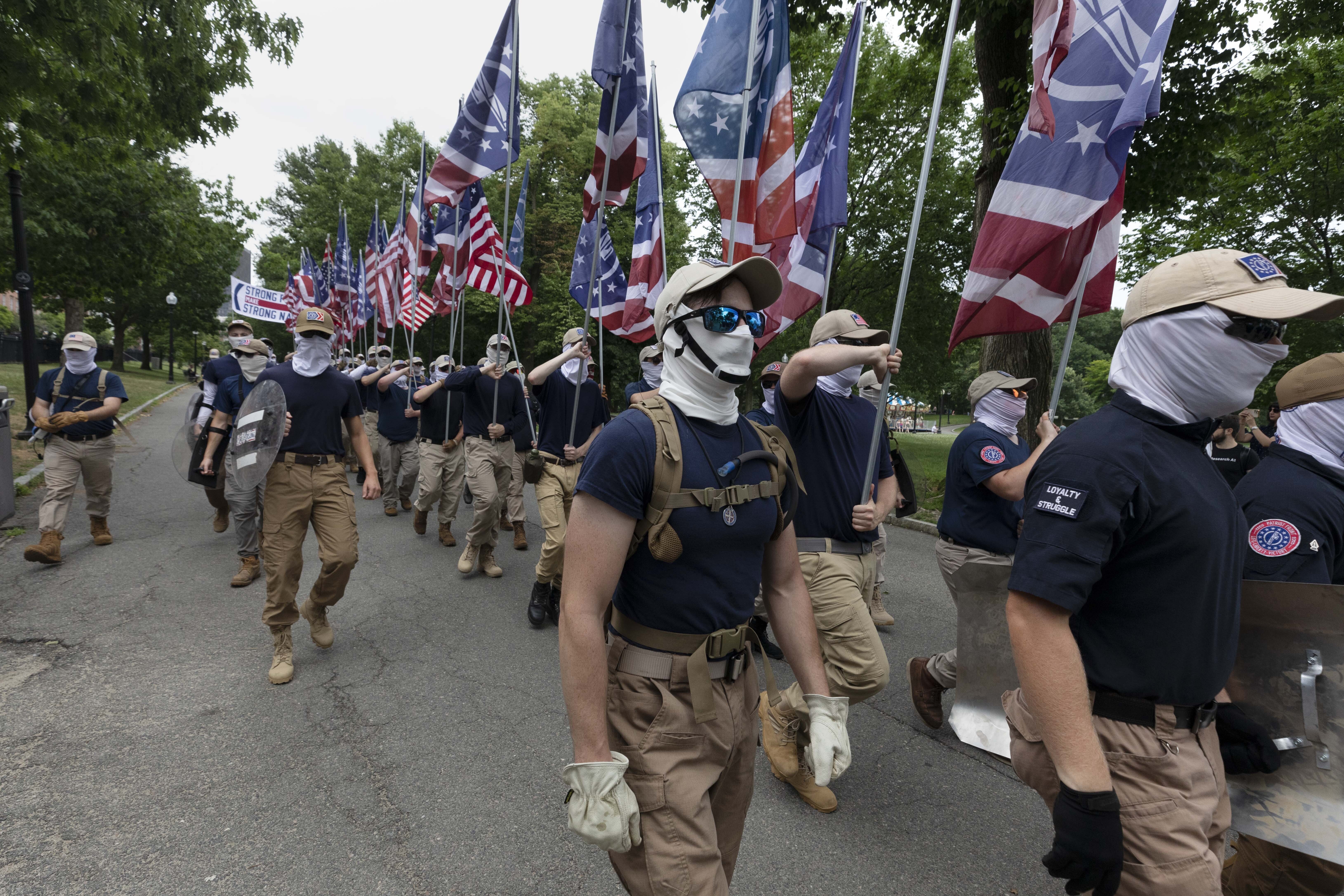 Patriot Front Boston March - masslive.com