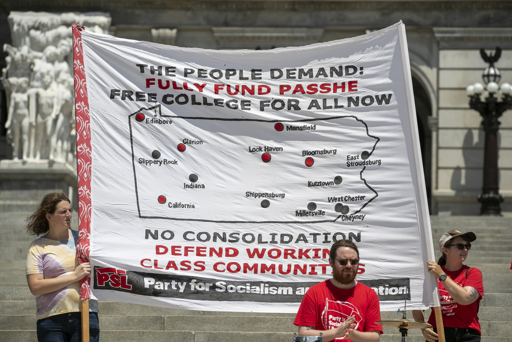 Protest against Pennsylvania State System consolidation - pennlive.com