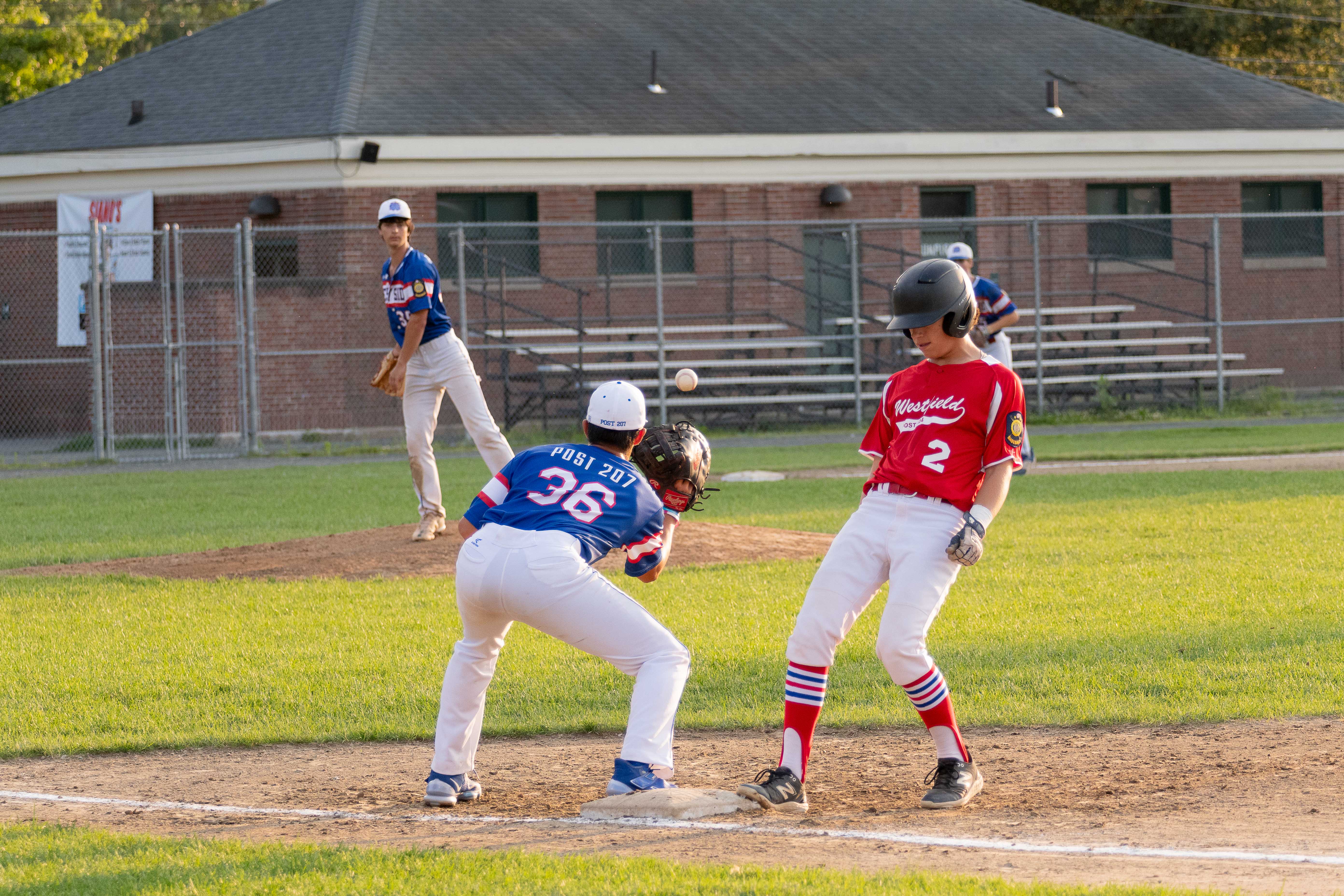 Westfield vs. West Springfield Legion Baseball playoff semifinal ...