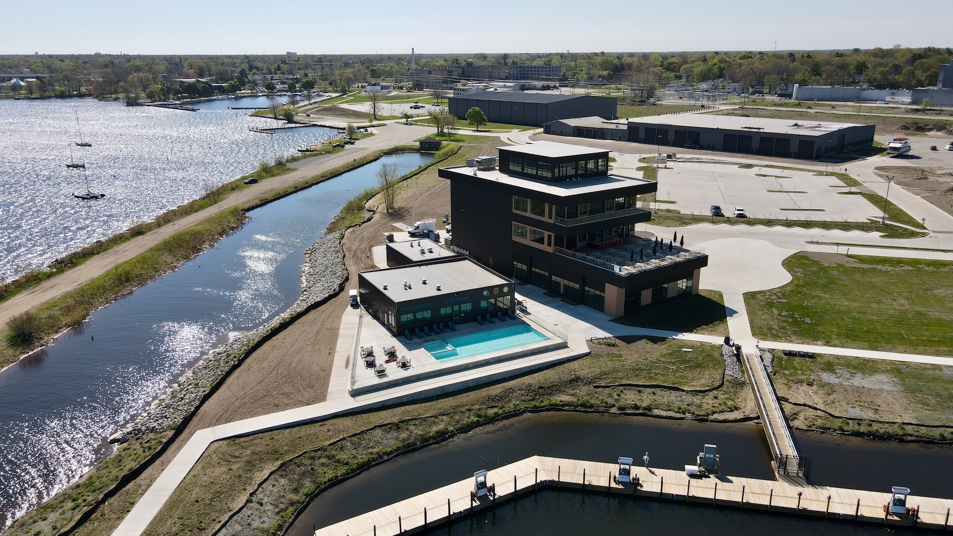 Adelaide Pointe opens with controversy on Muskegon Lake - mlive.com