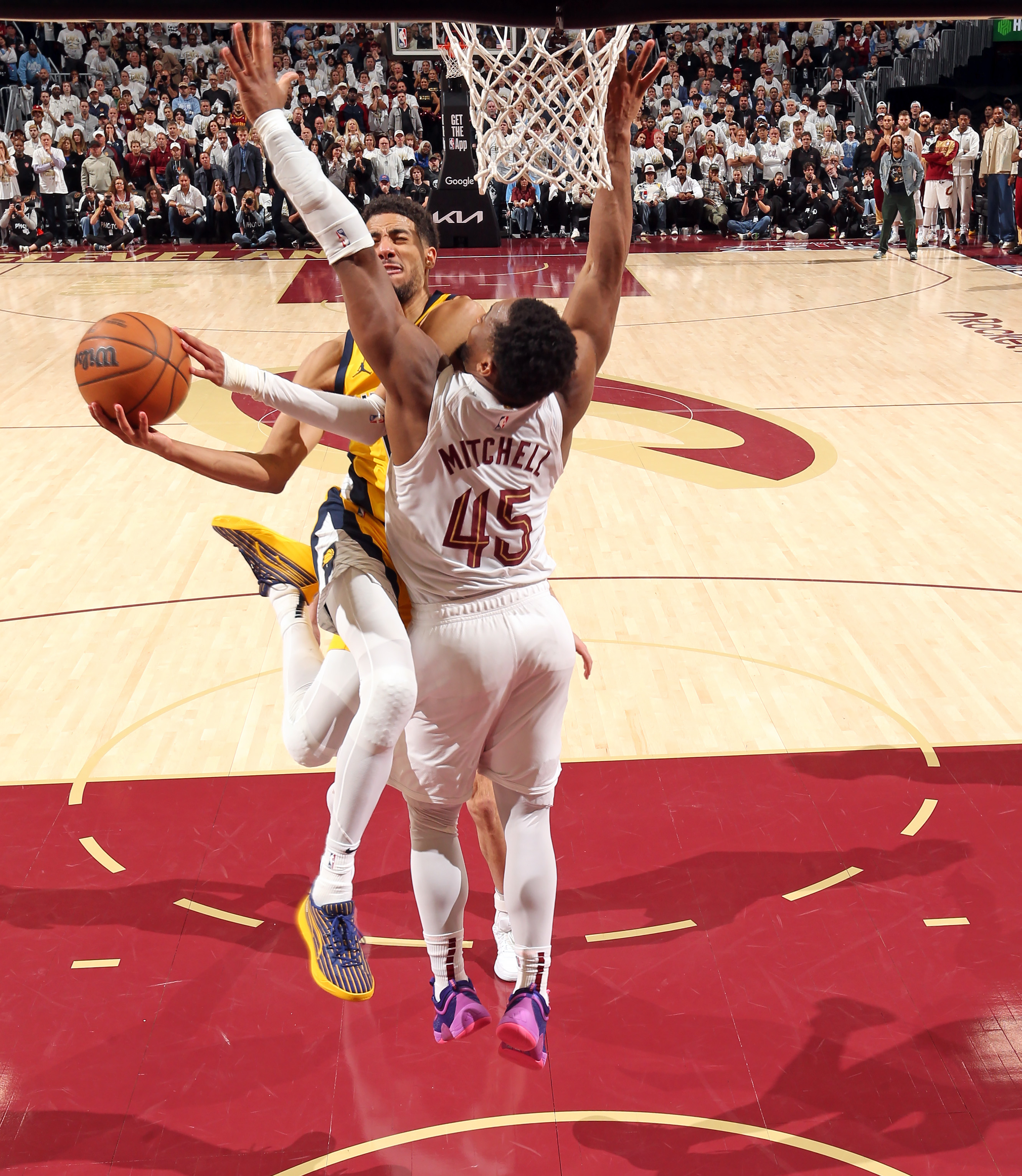 Cleveland Cavaliers vs. Indiana Pacers in game 2 of the Eastern ...