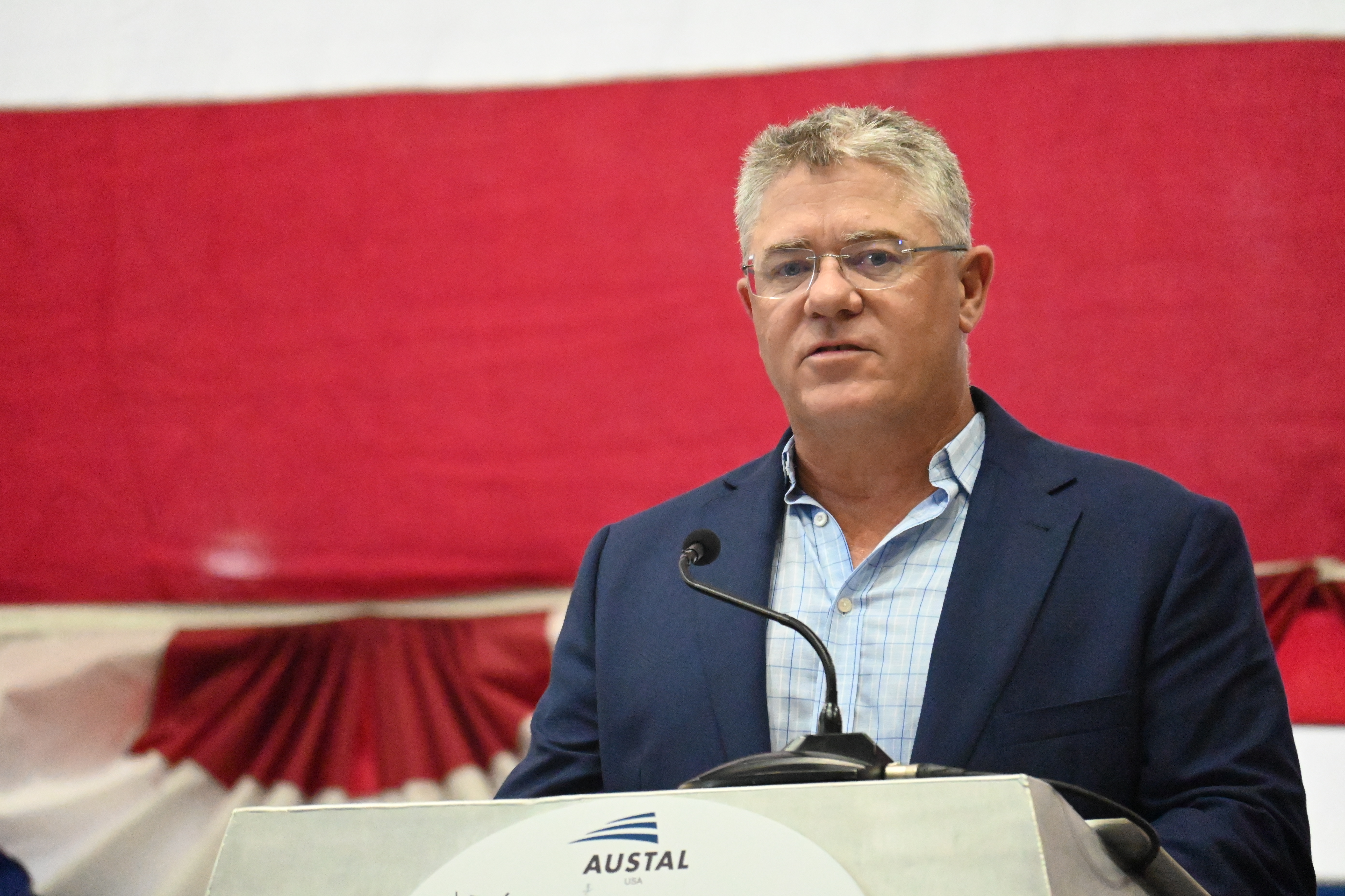 Austal USA keel laying ceremony for the future USNS Lansing - al.com