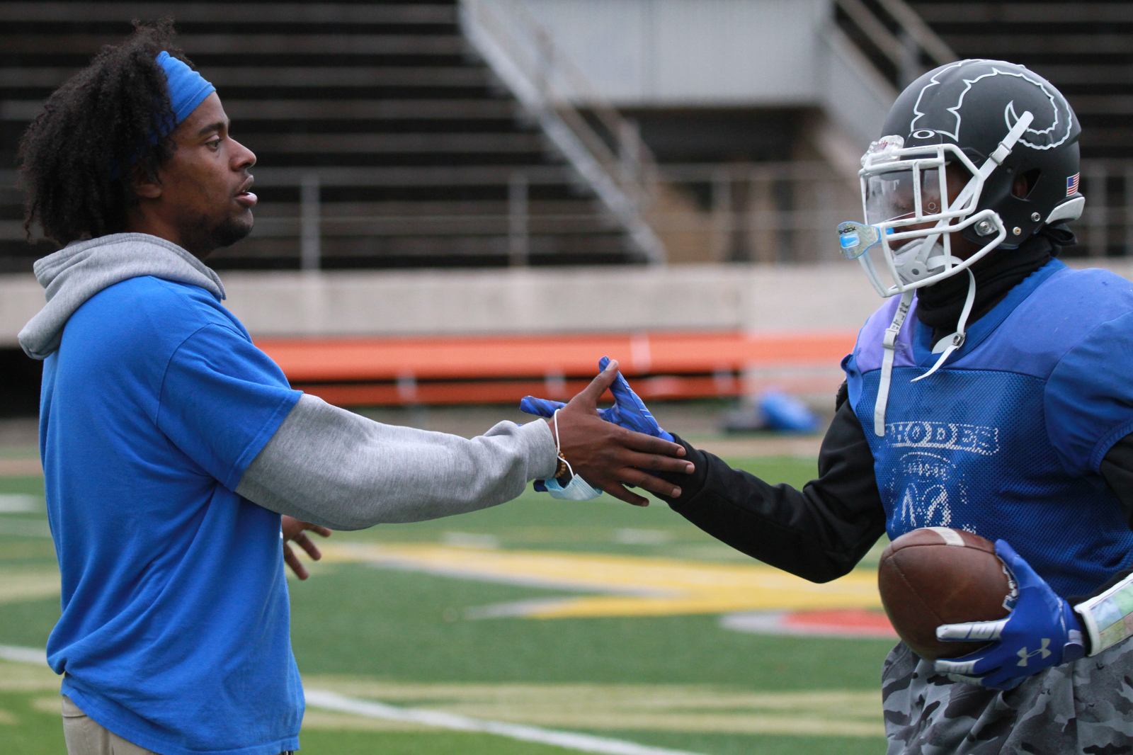 Rhodes High School football team makes the playoffs for the first time ...