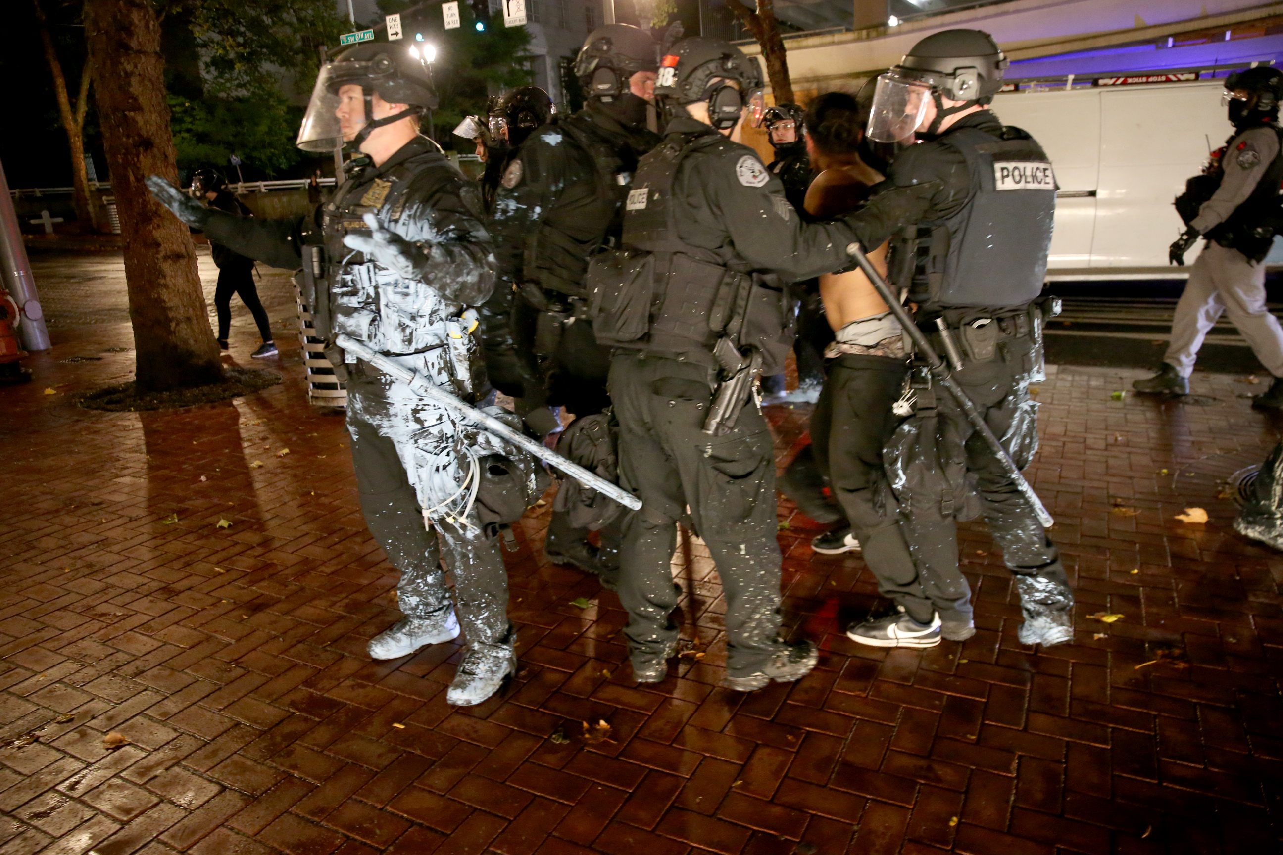 Portland protests on Sept. 23, 2020 - oregonlive.com