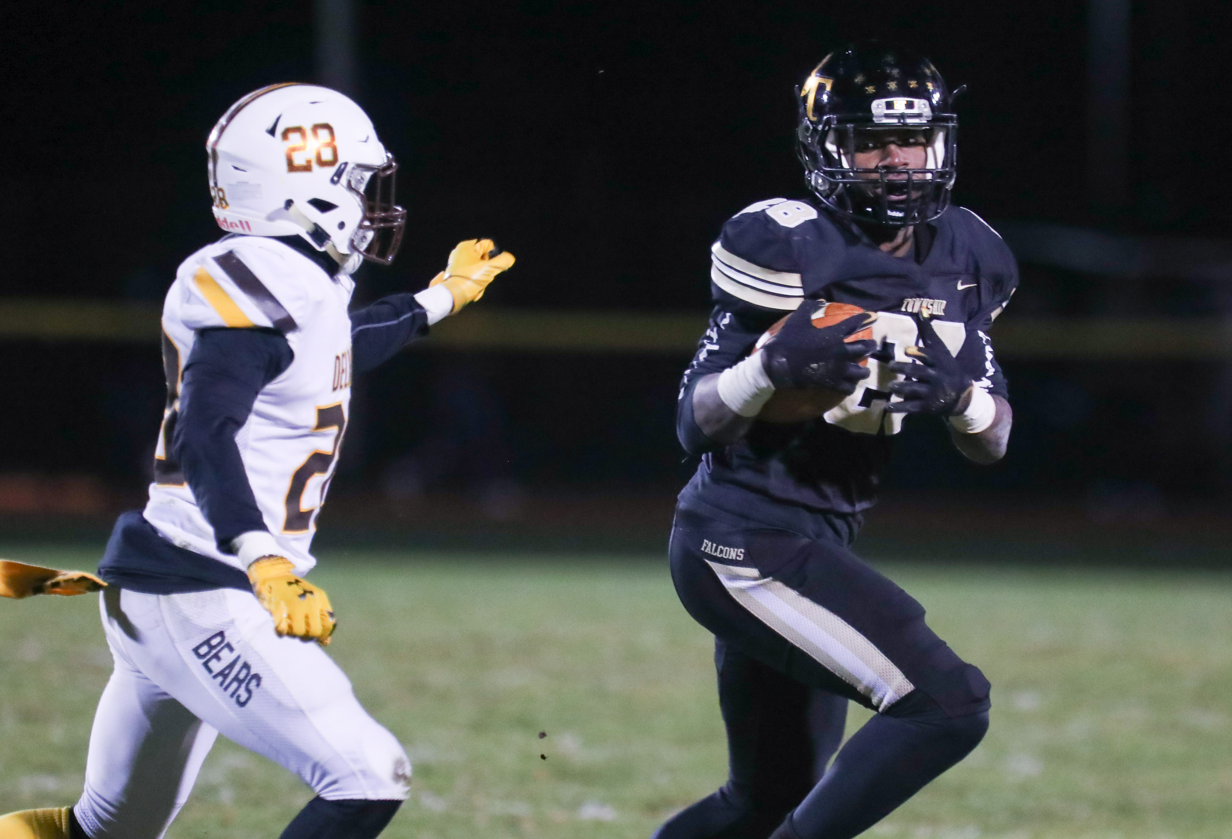 Delran vs Burlington Township Football November 5, 2021. - nj.com
