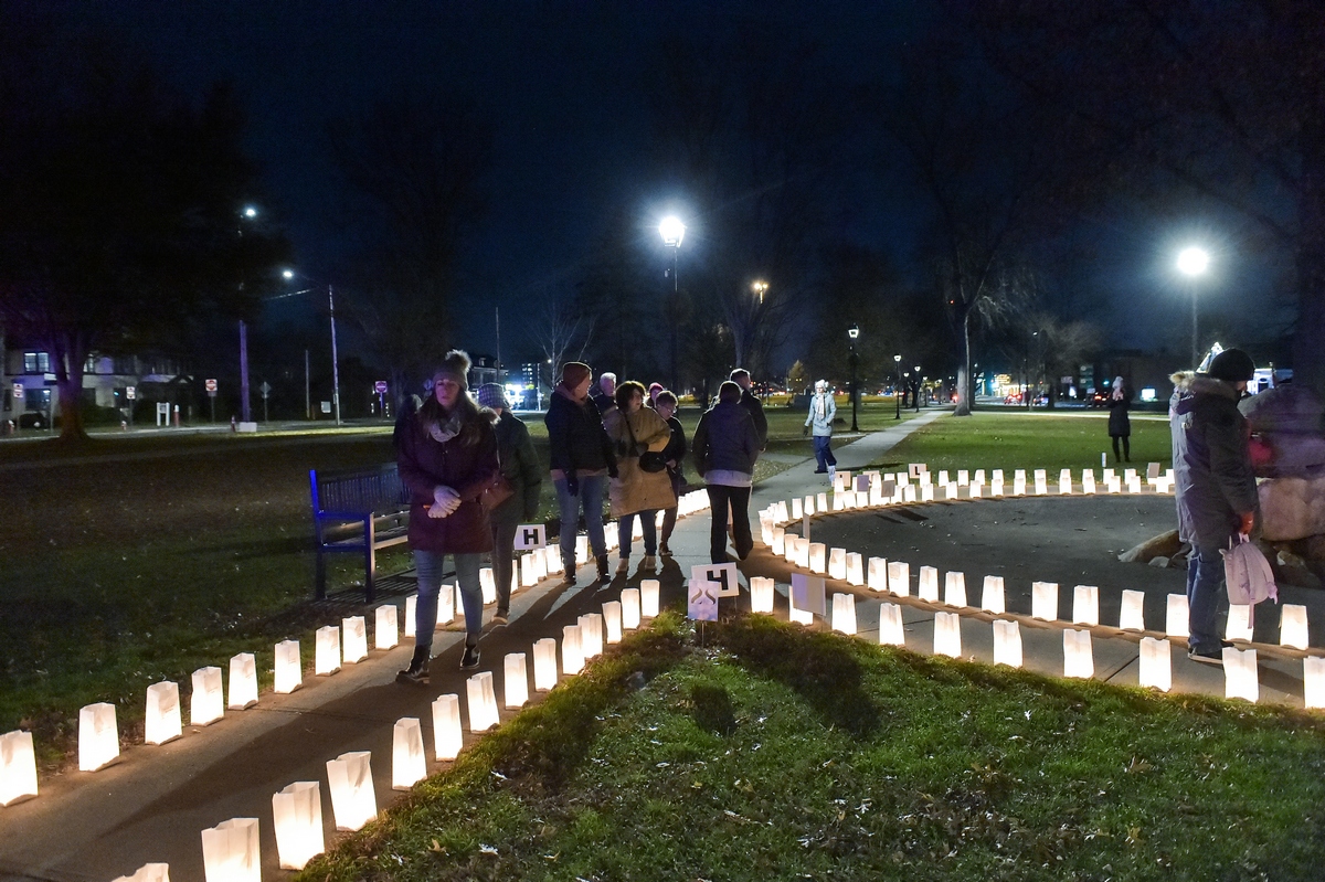 Center for Human Development Cancer House of Hope annual Luminaria ...