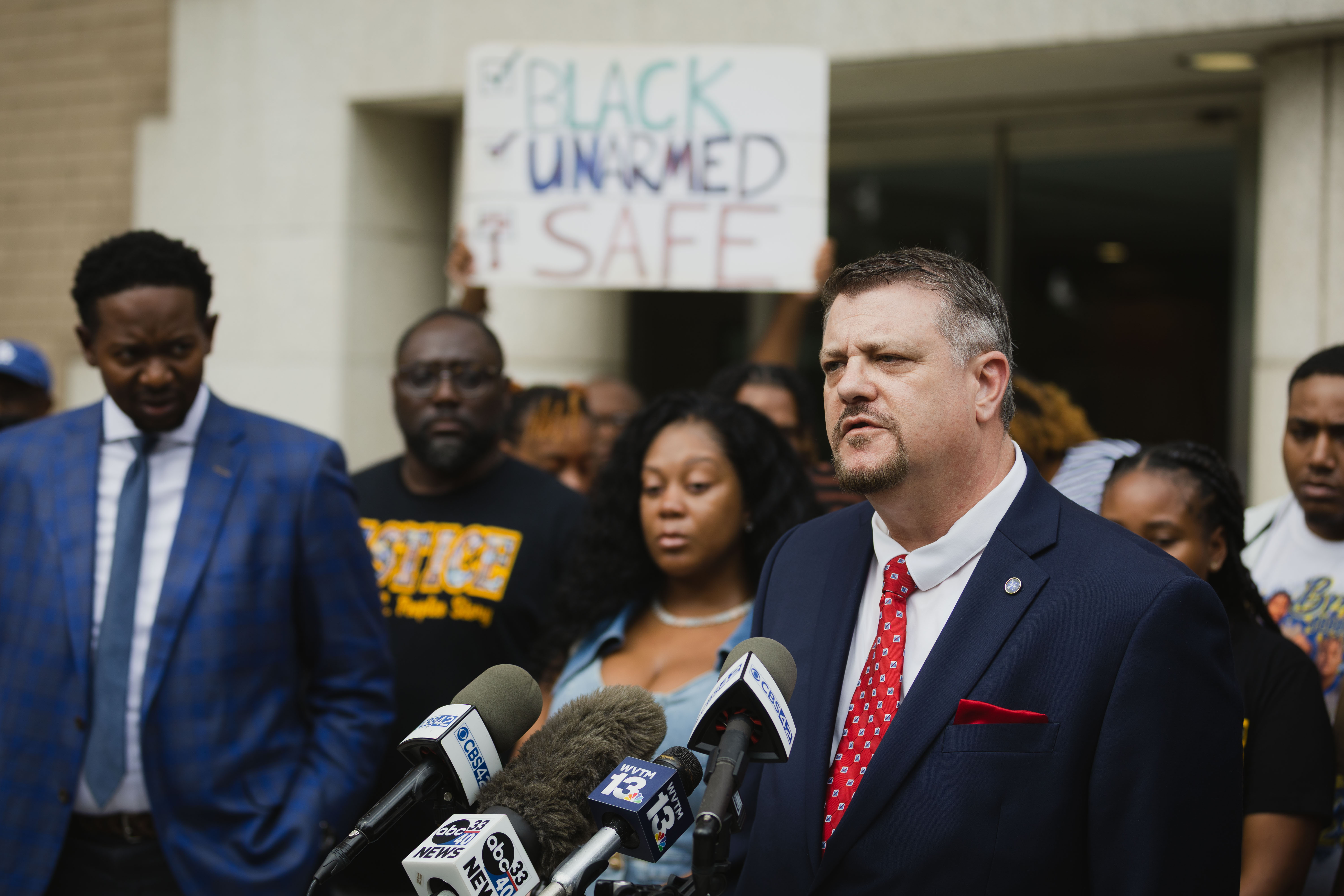 Family of Jabari Peoples hold press conference after viewing body cam ...