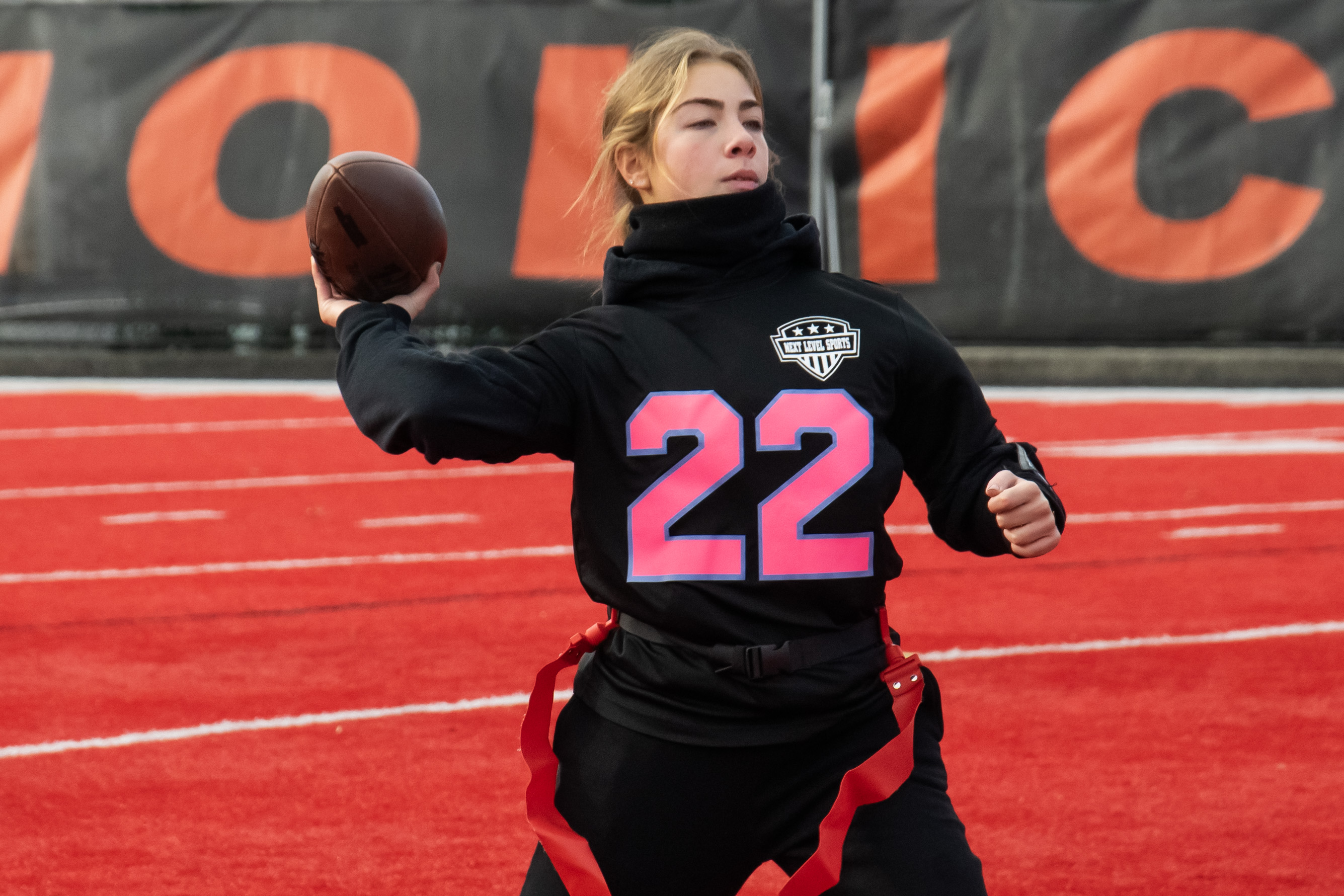 Next Level Flag Football players compete in a championship game at ...