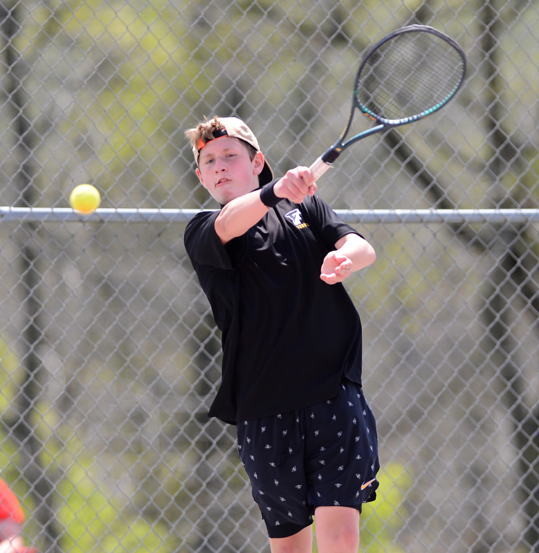 District 11 Class 3A individual boys tennis finals on April 28, 2021 ...