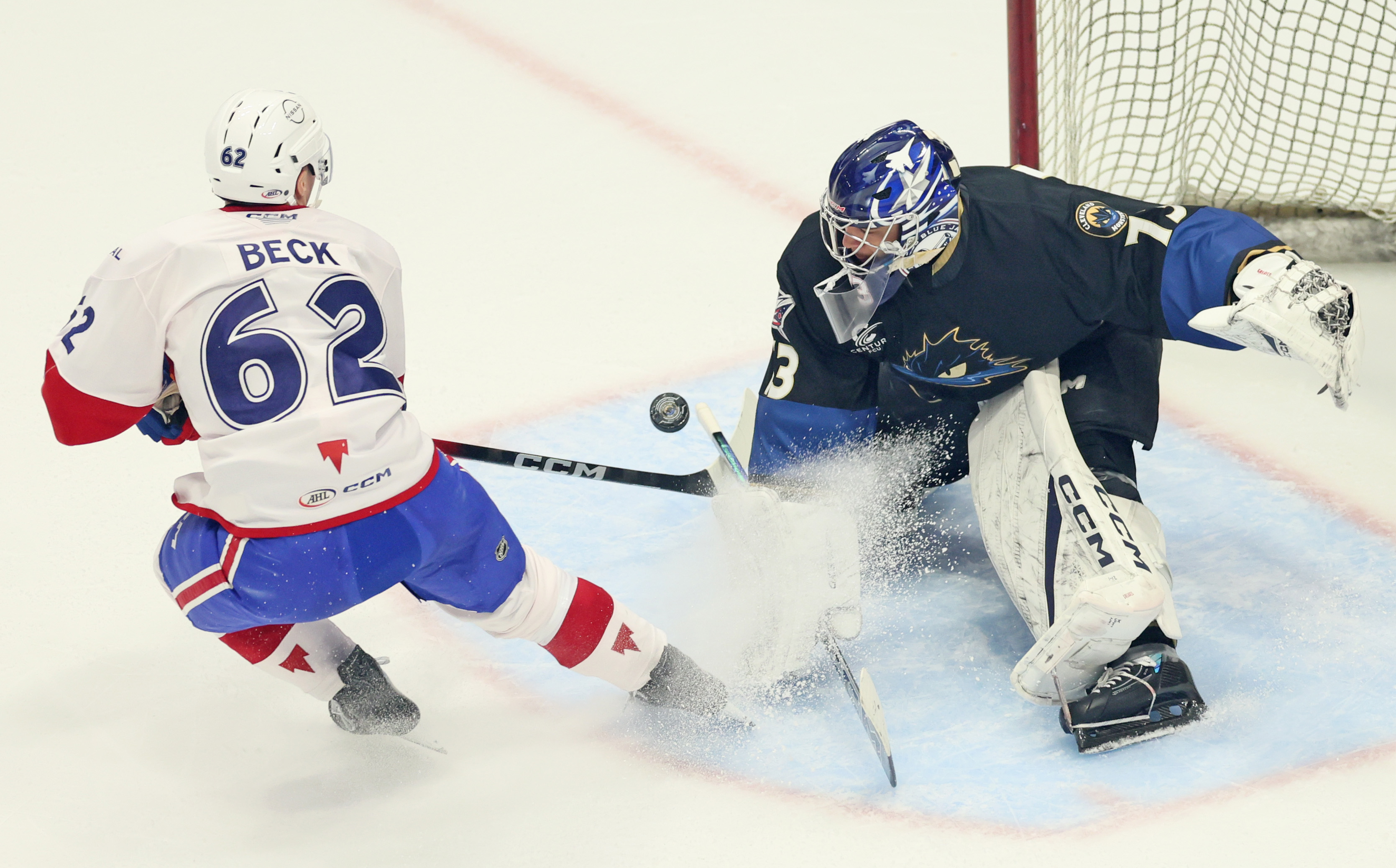 Cleveland Monsters vs. Laval Rocket in game 2 of AHL's North Division ...
