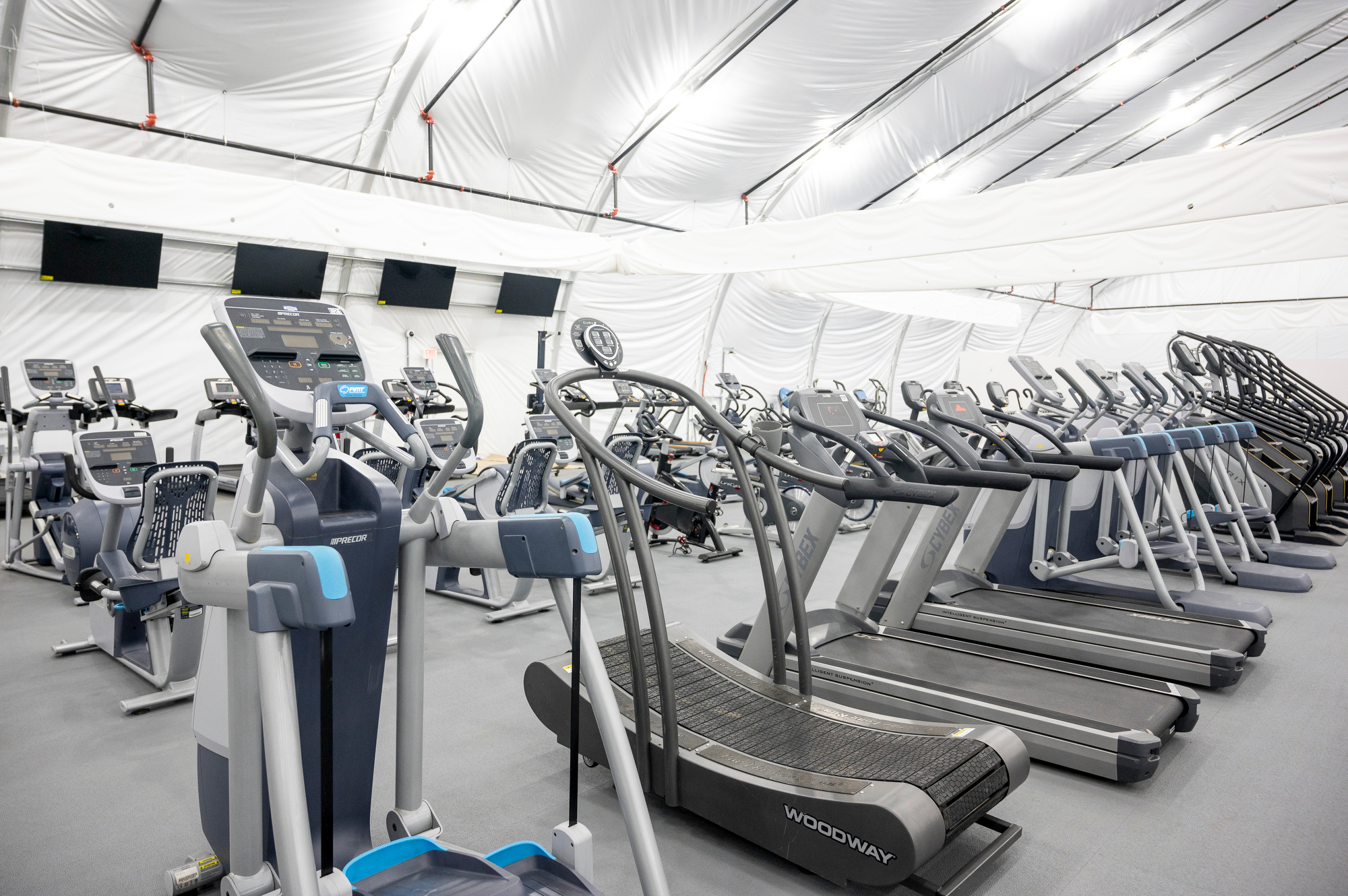 University of Michigan's Temporary Recreation Facility at Palmer Field ...